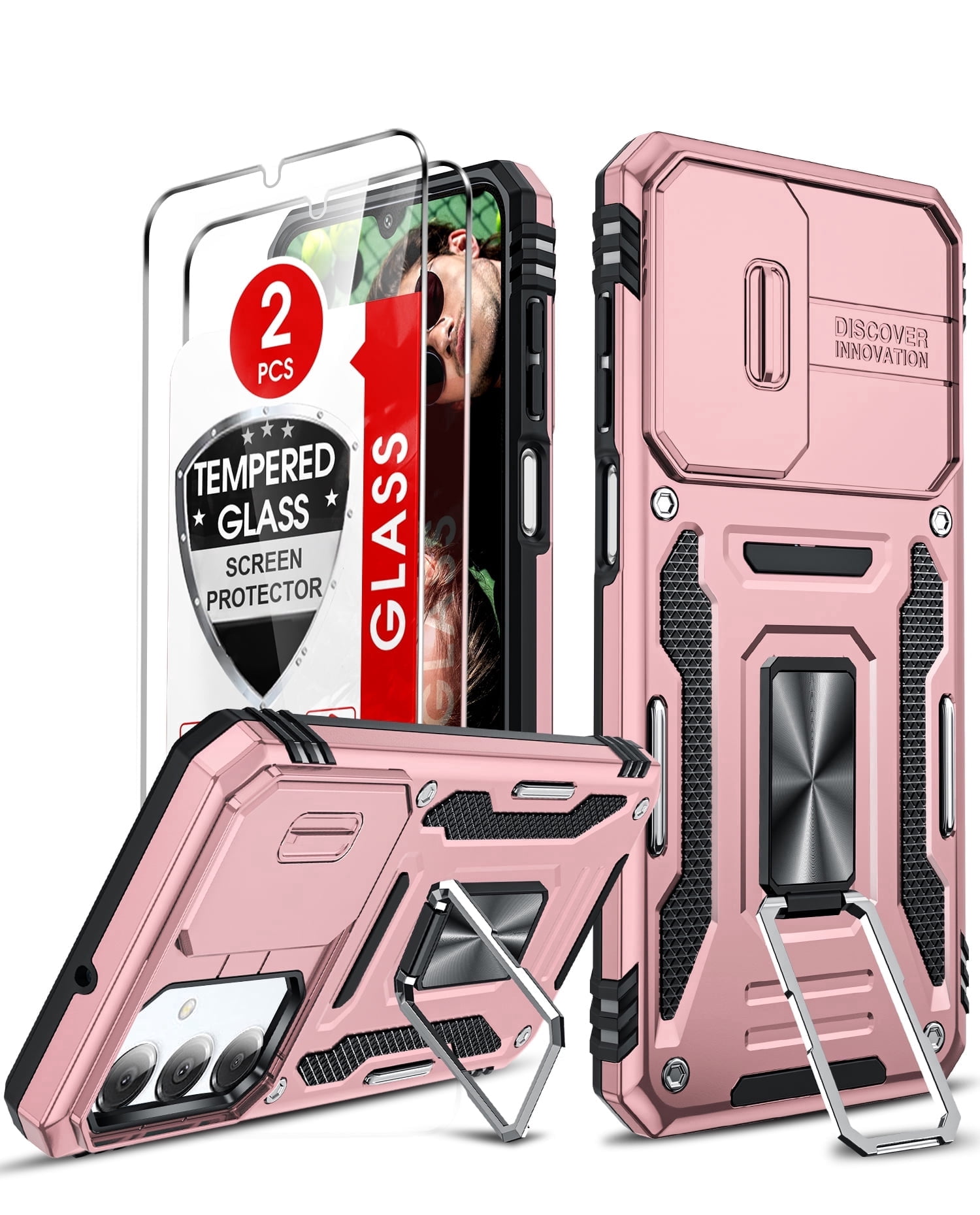 LeYi for Samsung Galaxy A16 5G Case: with Tempered Glass Screen ...