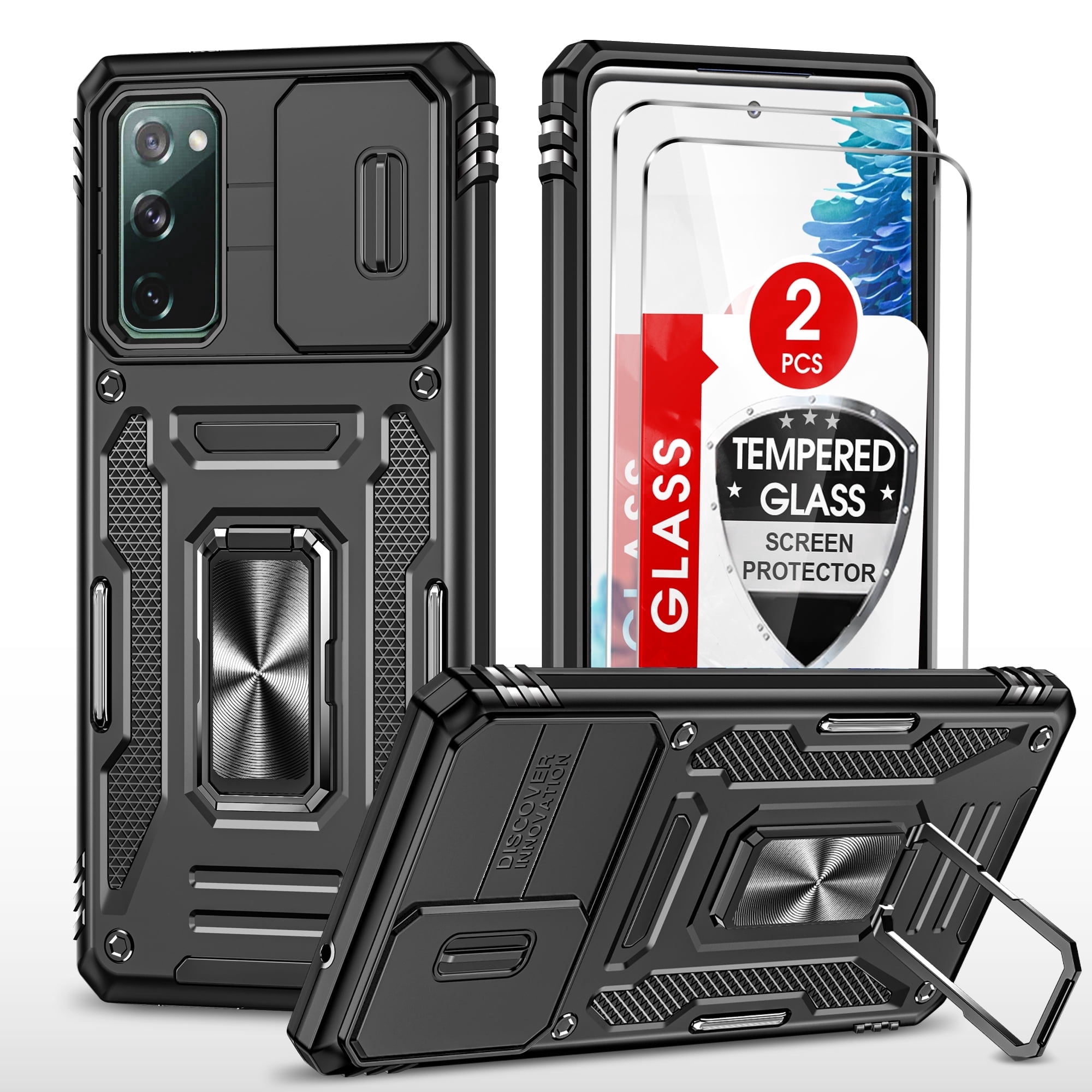 LeYi for Samsung Galaxy S 20 FE 5G Case, S20 FE Case with Slide Camera ...