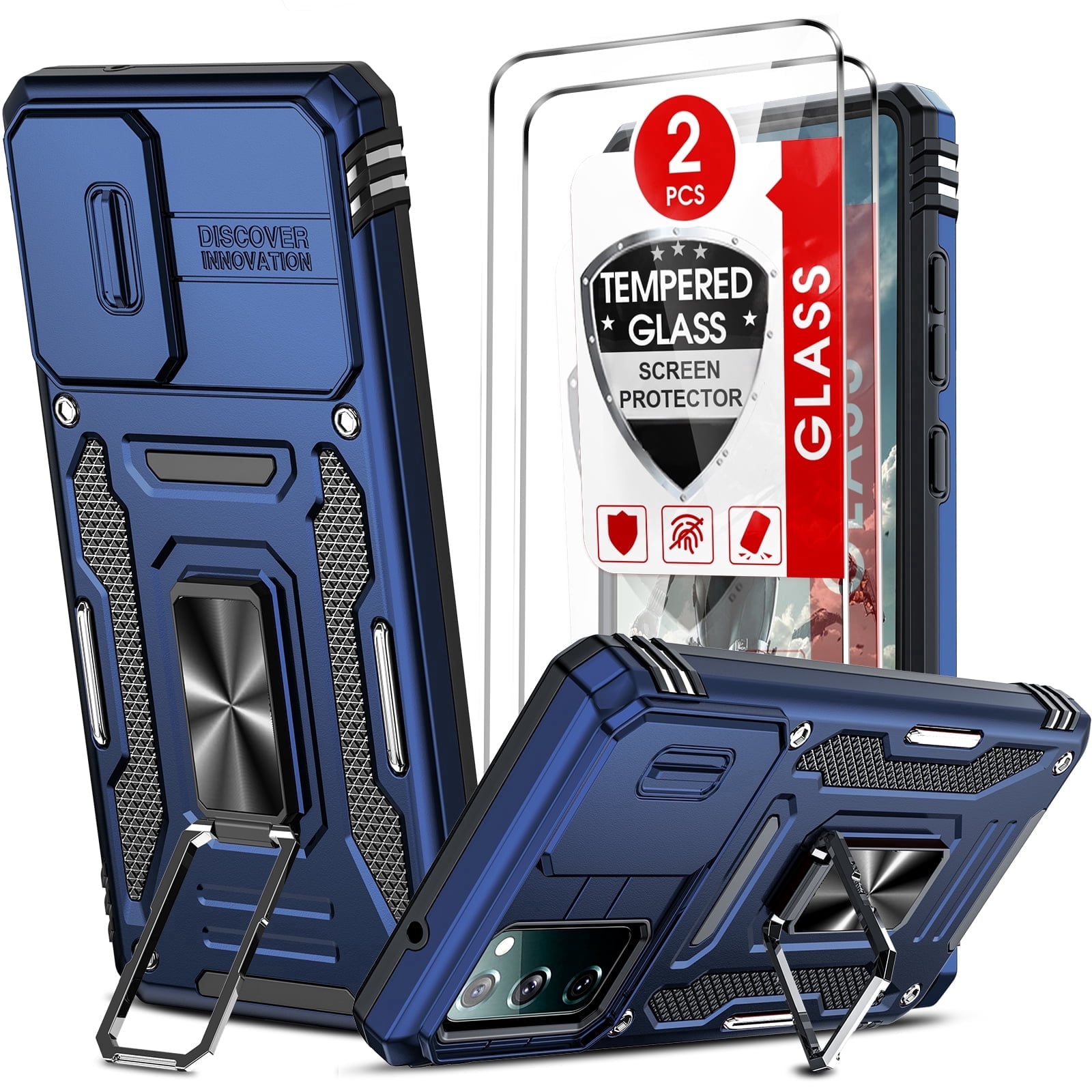 LeYi Samsung S20 FE Case, Galaxy S20 FE 5G Case with[2 Pack]Screen ...
