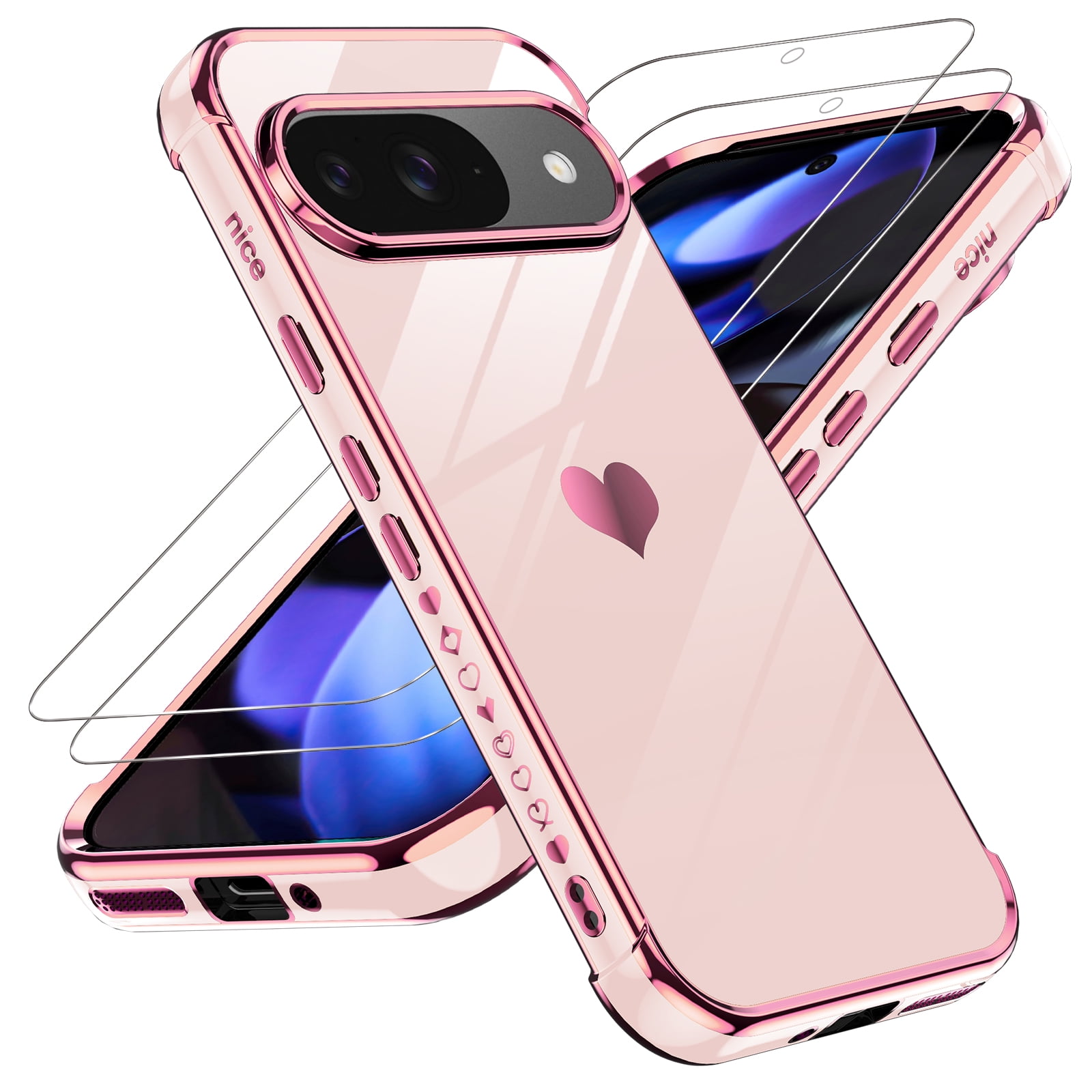 LeYi for Google Pixel 9/Pixel 9 Pro Case: Soft Cute Shockproof Slim ...