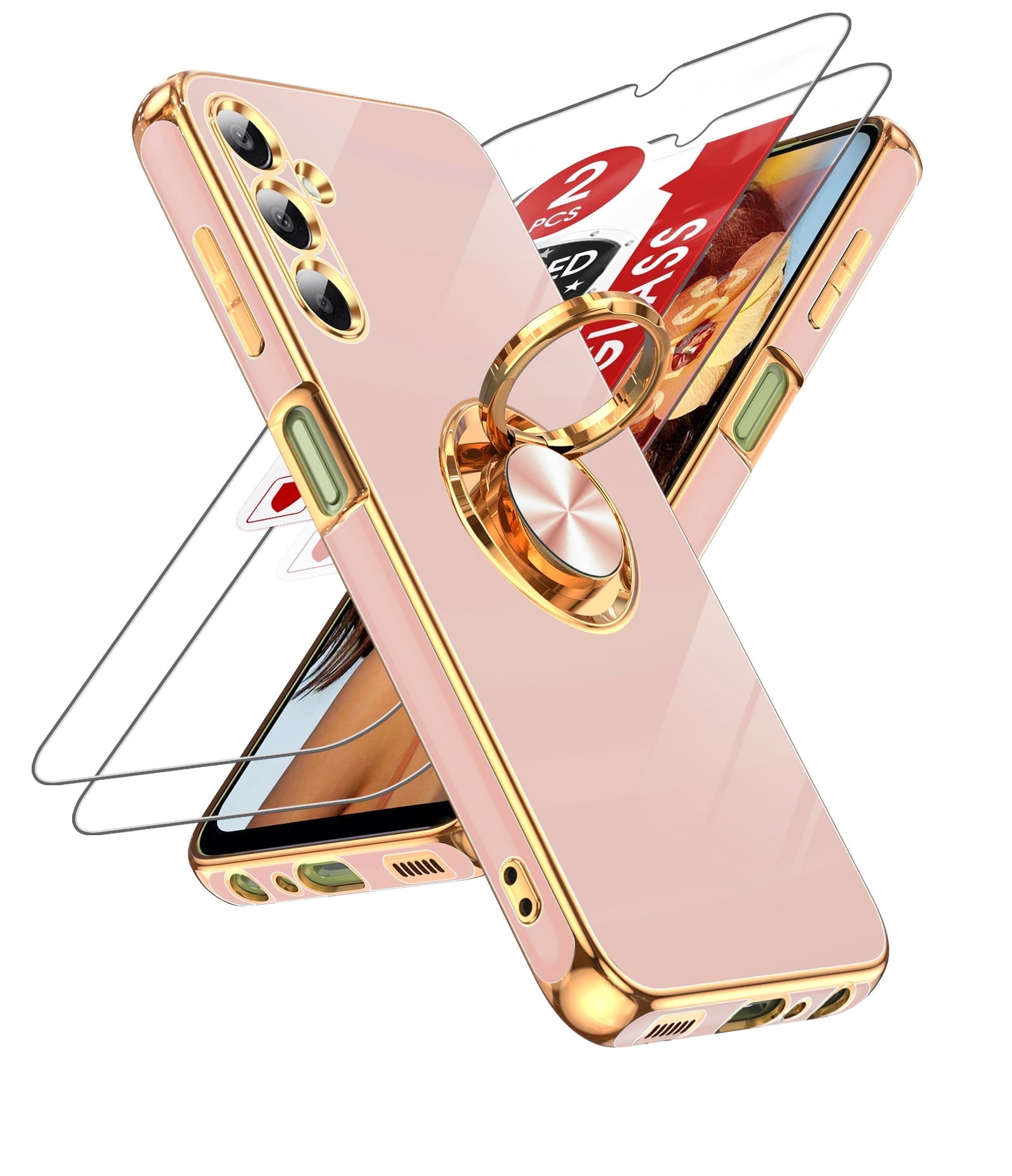 LeYi for Samsung Galaxy A25 5G Case with Tempered Glass Screen ...