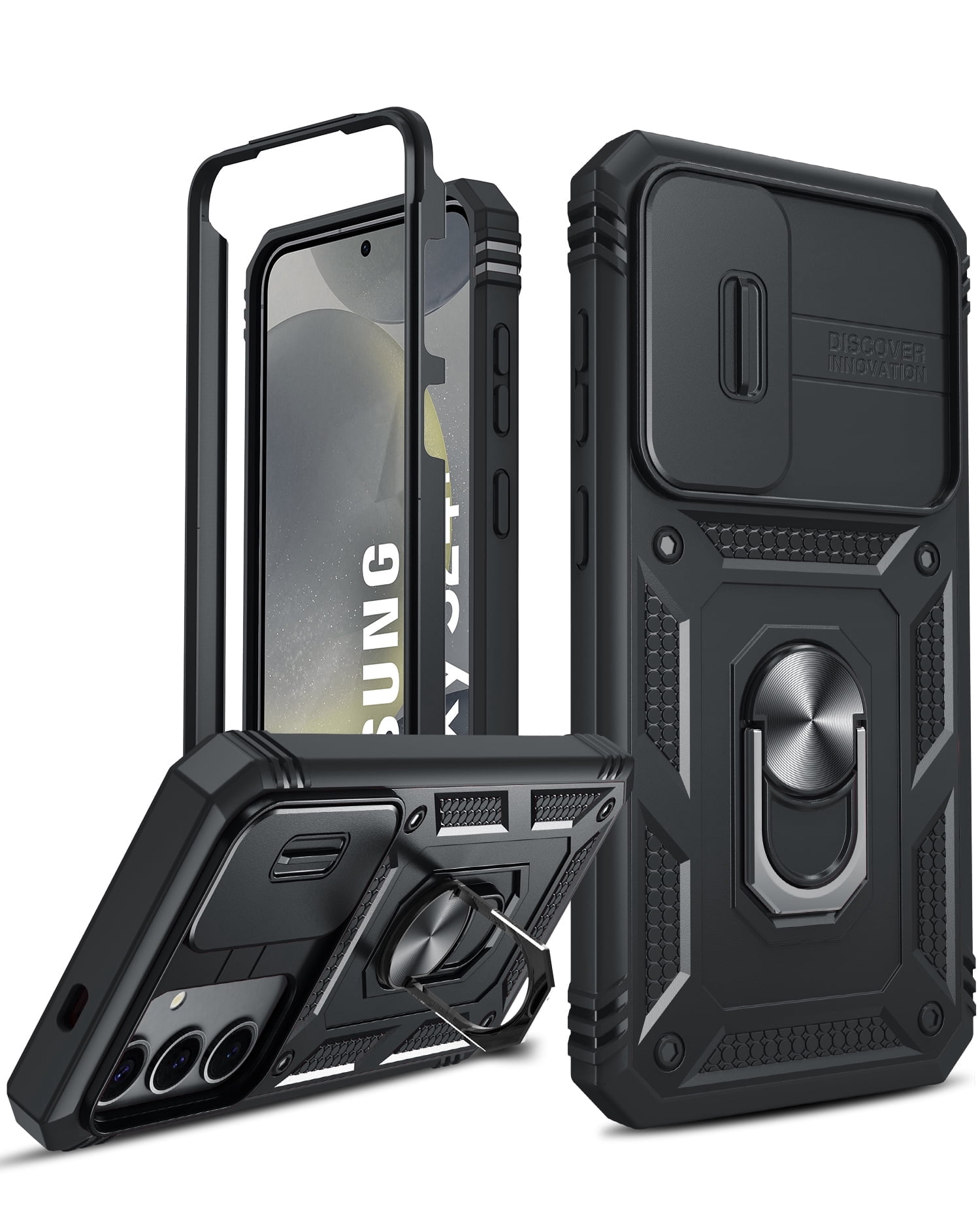 LeYi for Samsung Galaxy S24 5G Case, S24 Case with Slide Camera Cover ...
