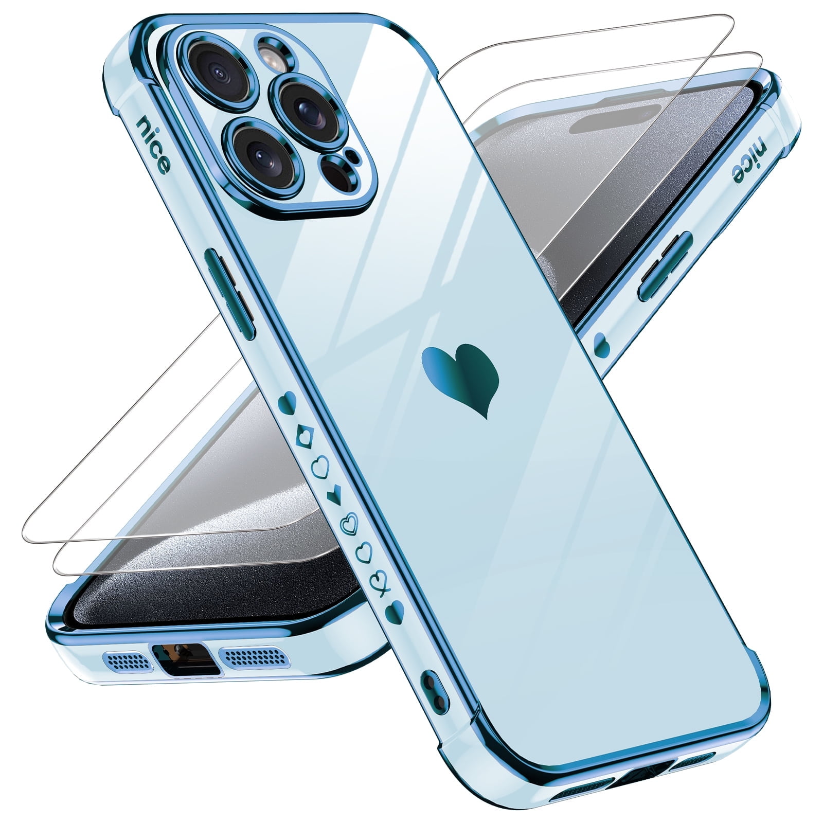 LeYi For iPhone 16 Pro Max Case And Screen Protector: Soft Cute ...