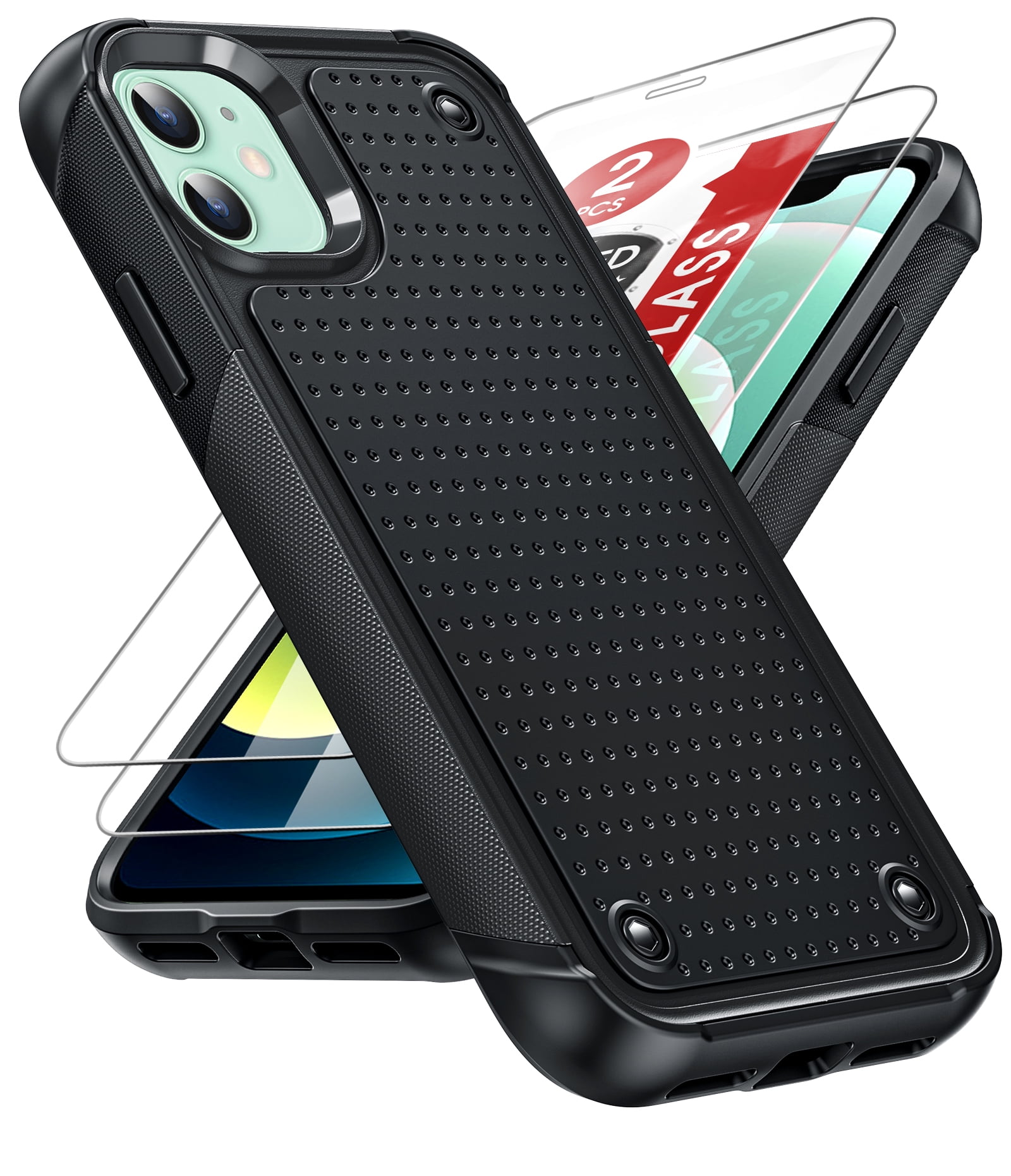 LeYi iPhone iPhone 11 Case with Screen Protectors [2 Pack], 4 Corners ...