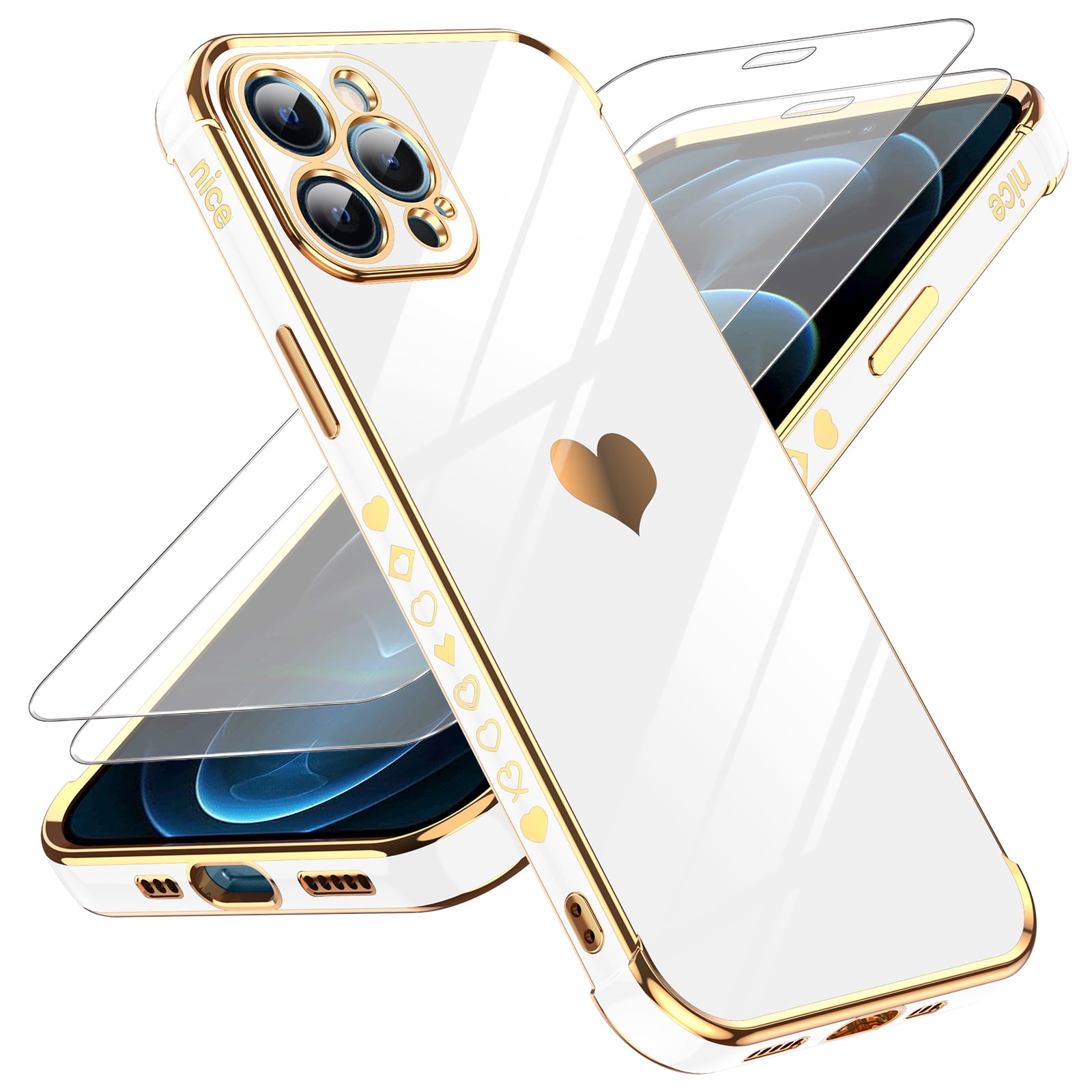 LeYi for iPhone 12 Pro Case: Soft Cute Shockproof Slim Phone Cover with ...