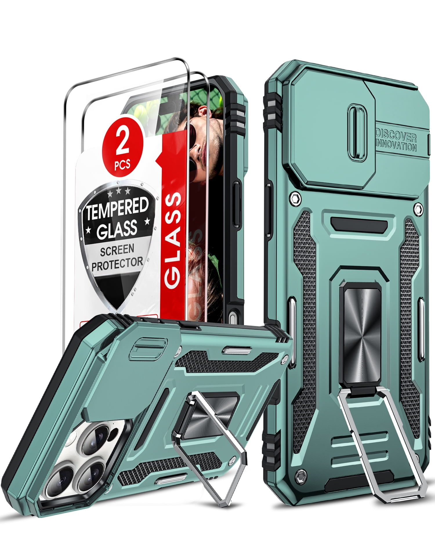 LeYi for iPhone 16 Pro Max Case: Military-Grade Heavy Duty Cover with ...