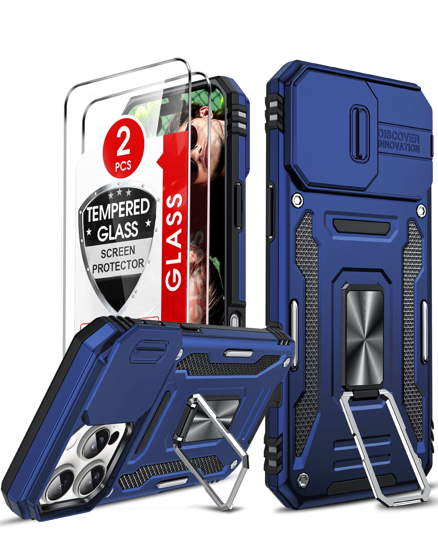 LeYi for iPhone 16 Pro Max Case: Military-Grade Heavy Duty Cover with ...