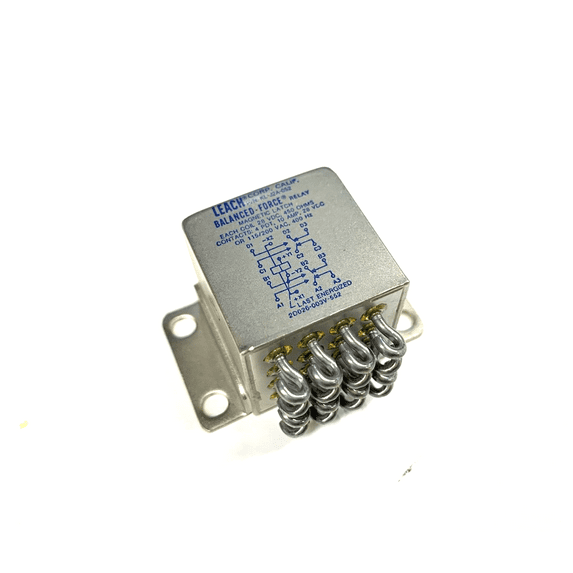 Leach KL-J2A-052 Magnetic Latch Relay 4PDT 10A 28VDC 450OHM 400HZ ...