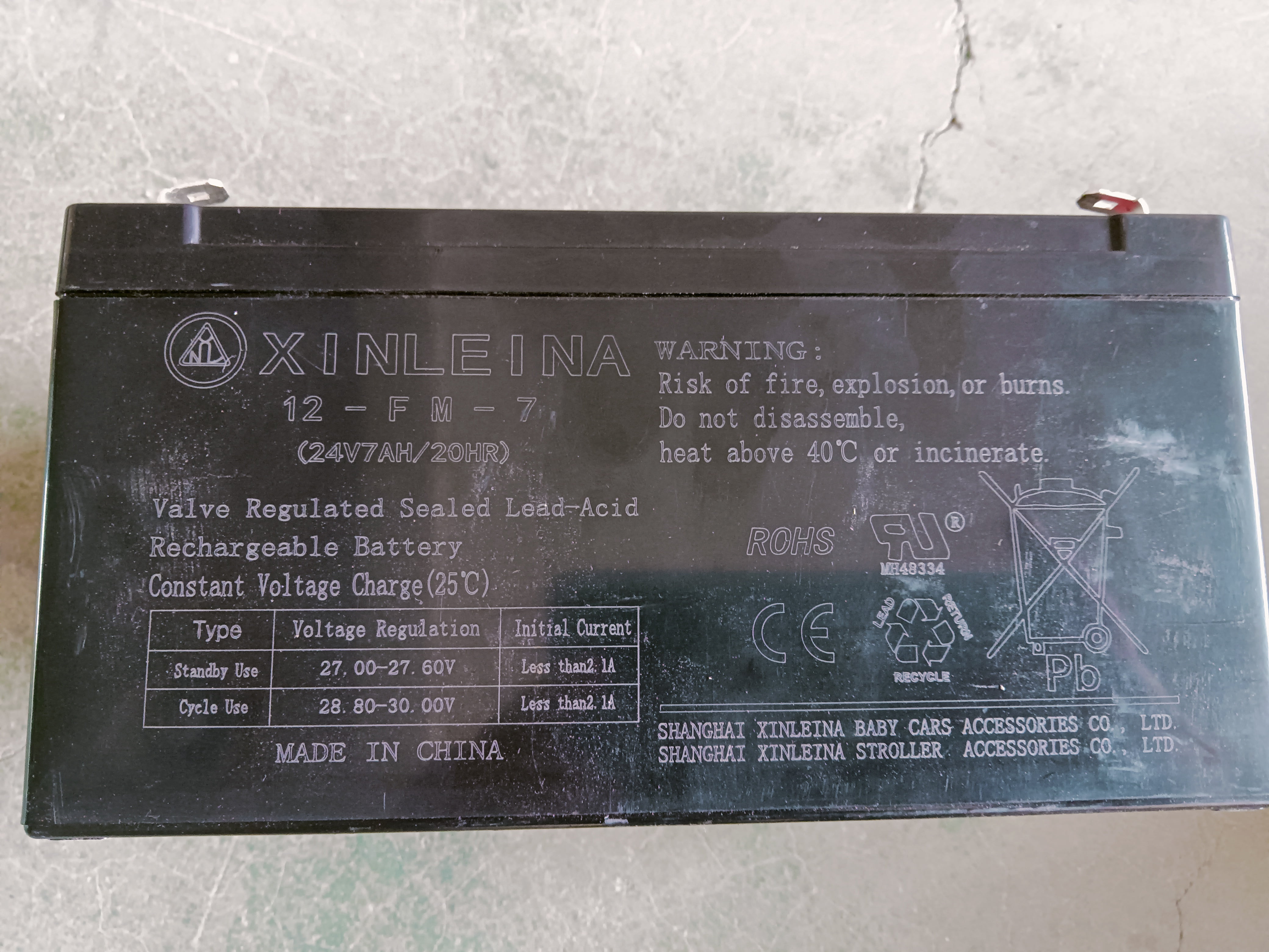 Lead Acid Battery,Black Abs - Walmart.com