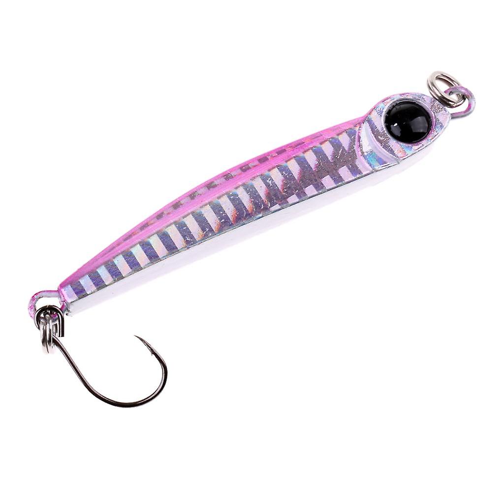 Lead Fish Metal Jigs With Single Hook And Rings Jigging Lures Hard Bait ...