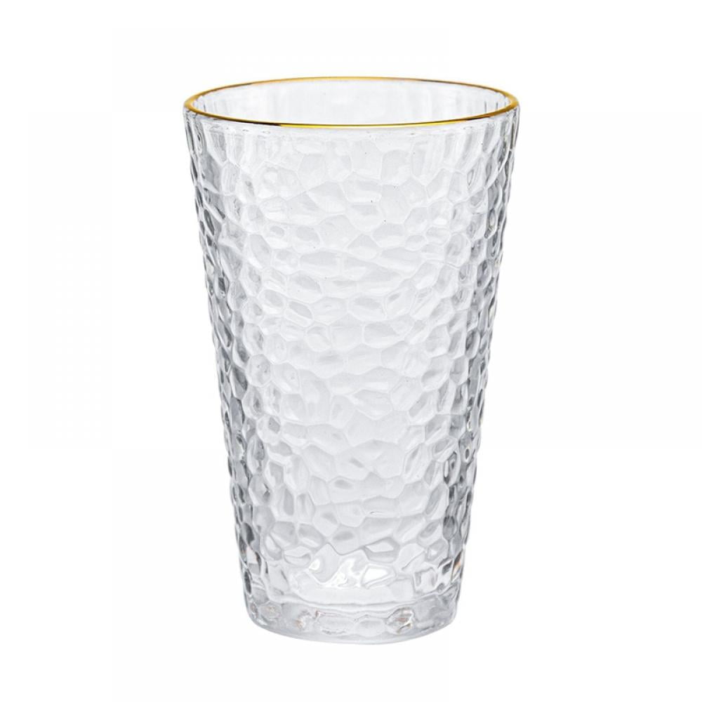 Lead-Free Crystal Clear Glass Cup,Elegant Drinking Cups for Water,Wine ...