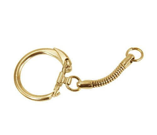 Lead Free Gold Snake Keychain for Jewelry Fit or Key Chain DIY ...