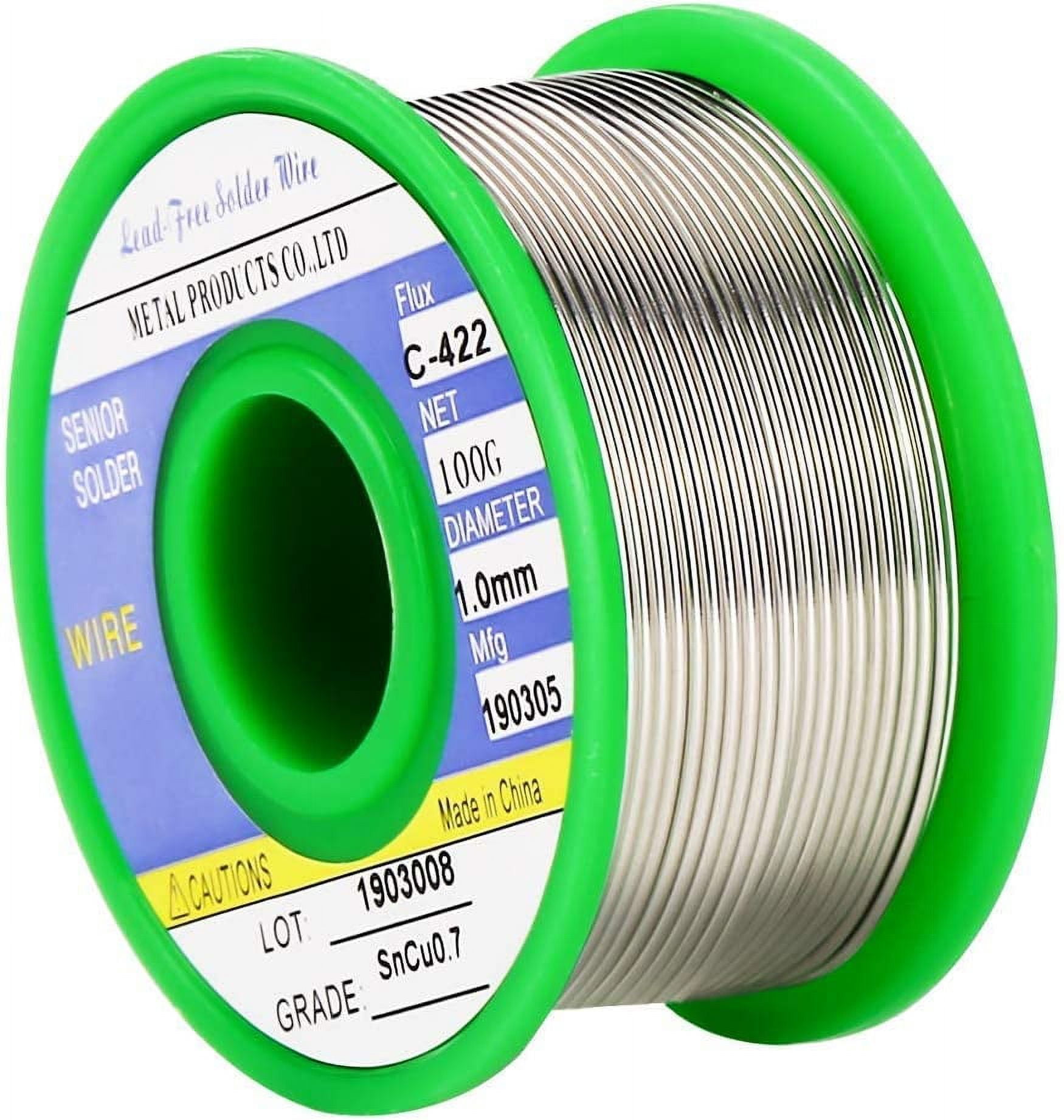 Lead-Free Solder Wire, 1.0 mm, Rosin Core, 99.3% Sn 0.7% Cu, for ...