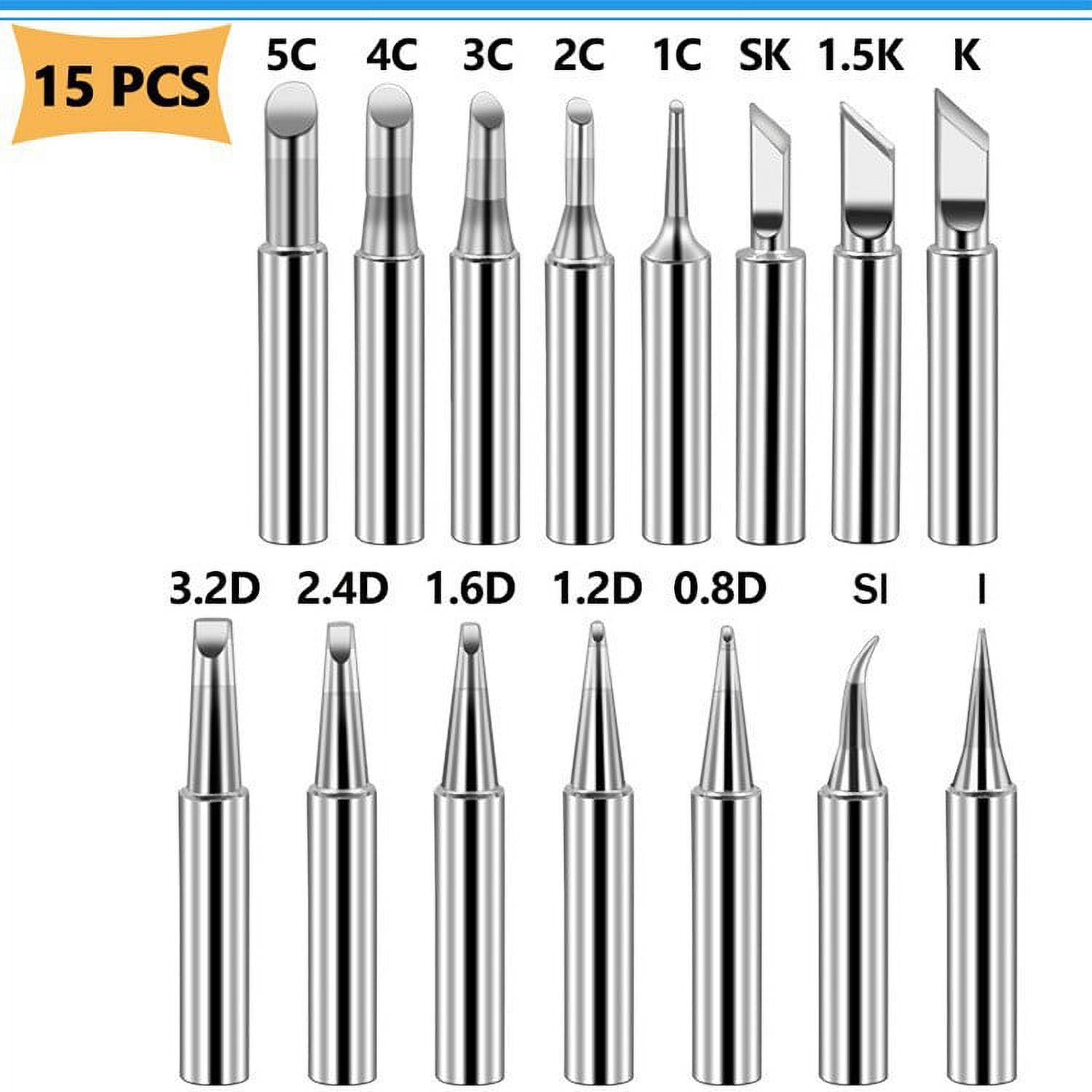 Lead-Free Soldering Iron Tip 900M-T For HAKKO 936 YIHUA Soldering Station - Walmart.com