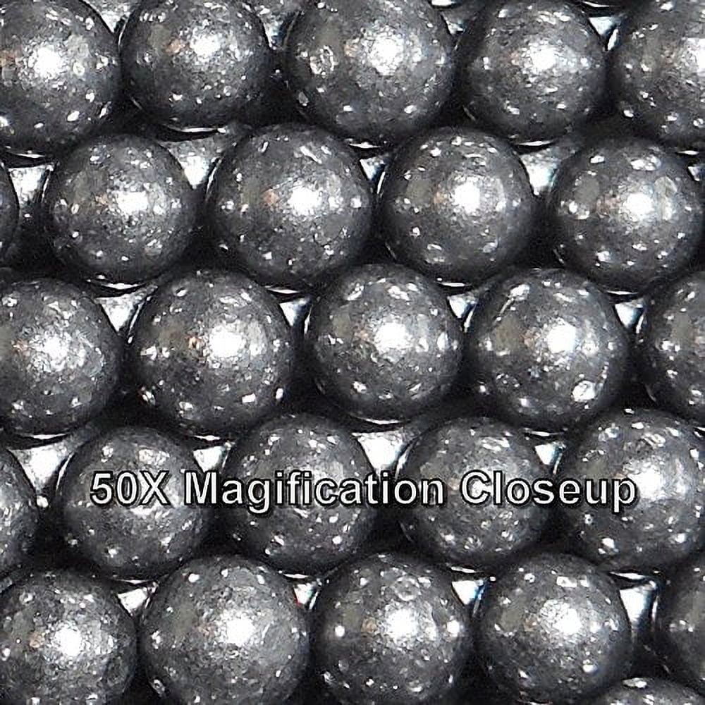 Lead Shot Balls #7.5, 4 lbs (64 oz / 1.8 Kg), Round, Black, Made in USA ...