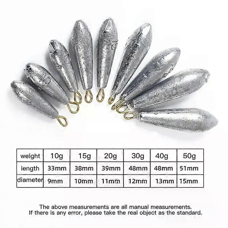 Lead Sinkers Water Droplets Lead Weights Oval Split Shot Olive In Line ...
