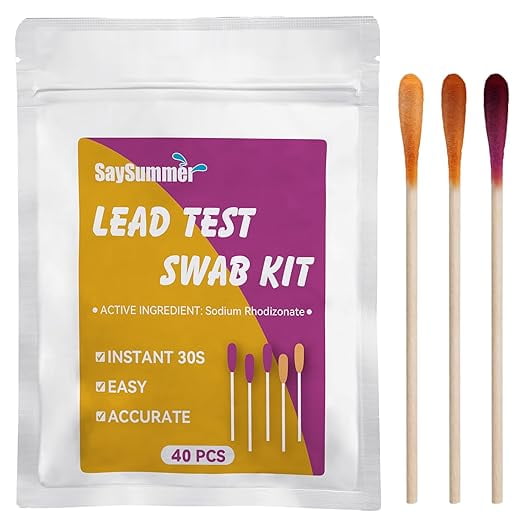 Lead Test Kit Lead Testing Kit: 40 PCS Lead Paint Test Kit for Surfaces ...