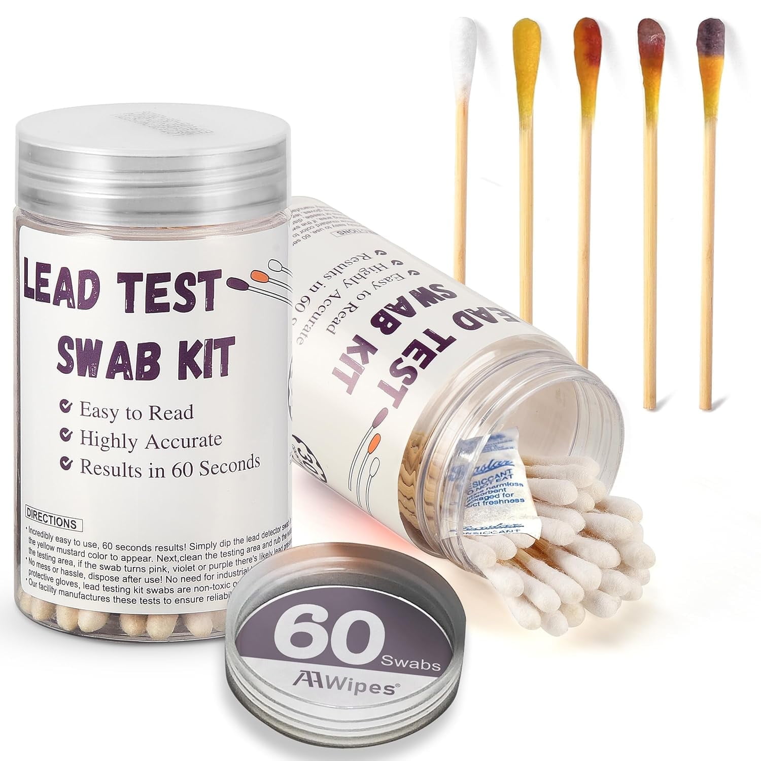 Lead Test Kit [New] White Color for High Contrast Rapid Home Lead Paint ...