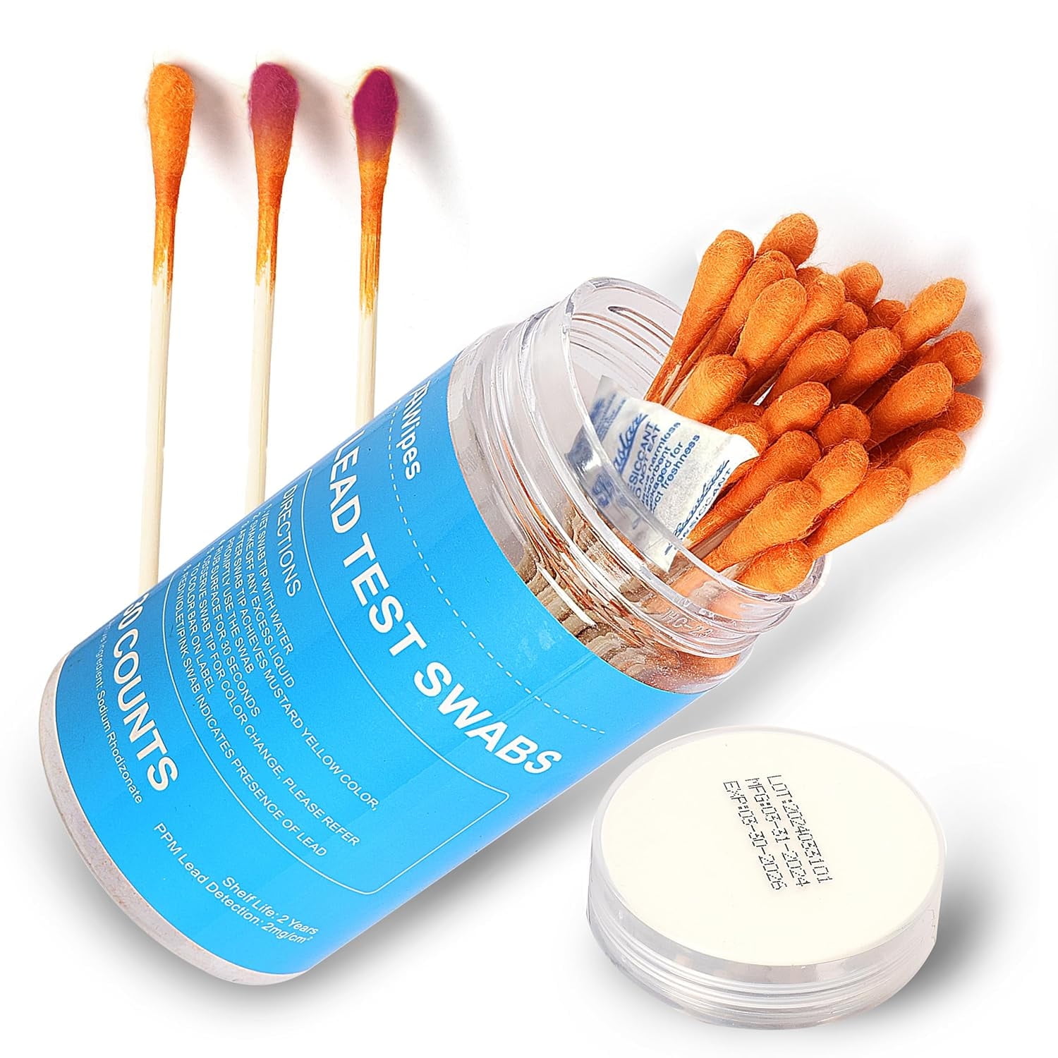 Lead Test Swabs Kit for Dishes Paint Surfaces 30pcs Lead Tester at Home ...