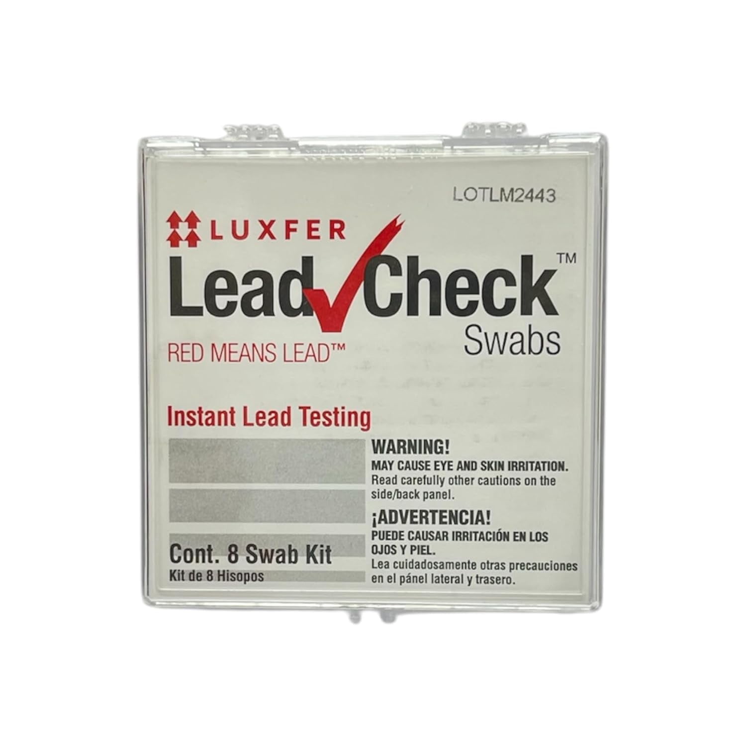 LeadCheck Swabs, Instant Lead Test, 8-Pack Crystal Case - Walmart.com