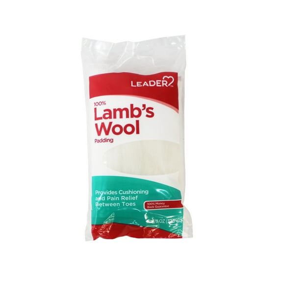 Leader 100% Lambs Wool Padding, Provides Cushioning and Pain Relief 3/8 ...