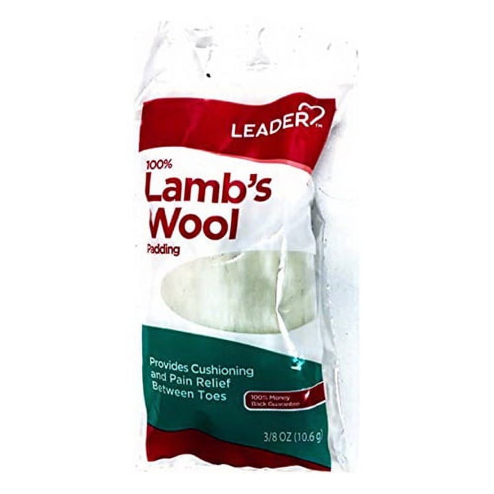 Leader 100% Lambs Wool Padding, Provides Cushioning and Pain Relief 3/8 ...