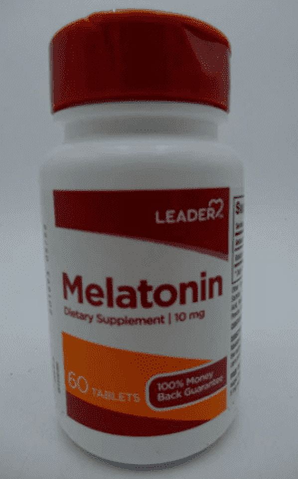 Leader 10mg Melatonin 60 Tablets - Walmart.com