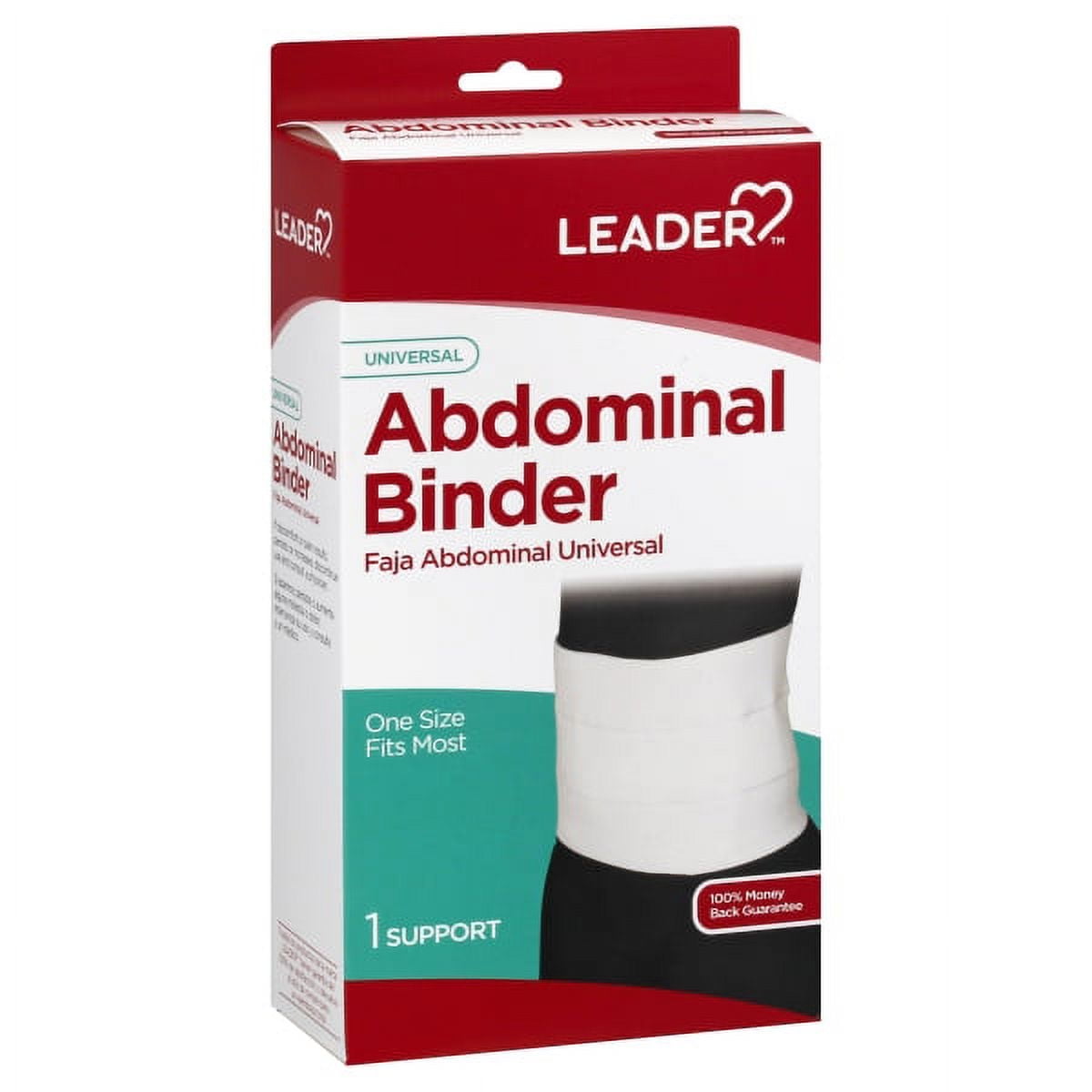 Leader Abdominal Binder Support - One Size Fits Most for Post-Surgery ...