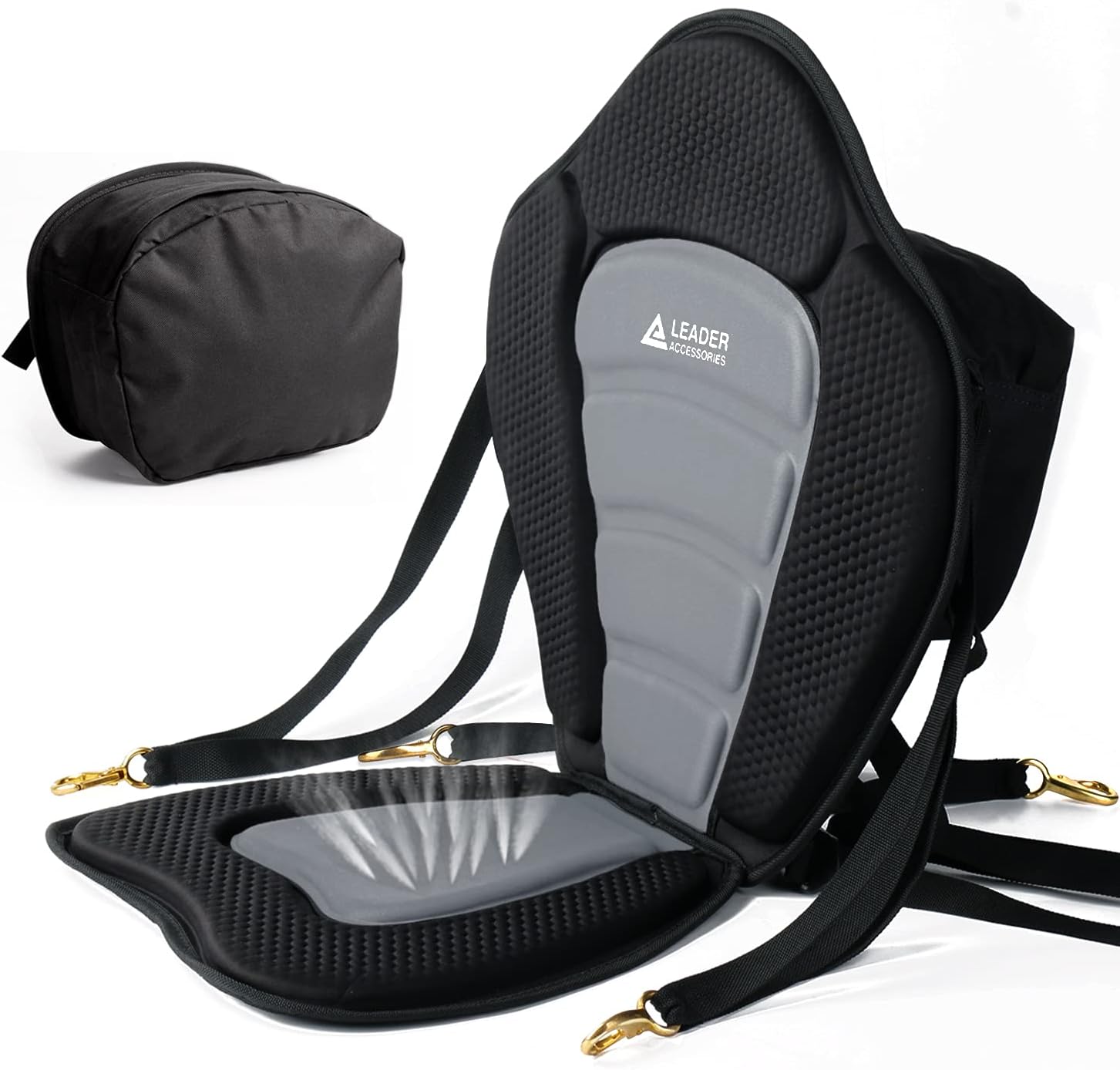 Leader Accessories Deluxe Padded Kayak Seat SUP Seat Canoe Seat Fishing ...