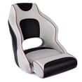 Leader Accessories Two Tone Captain's Pontoon Bucket Boat Seat, Grey ...