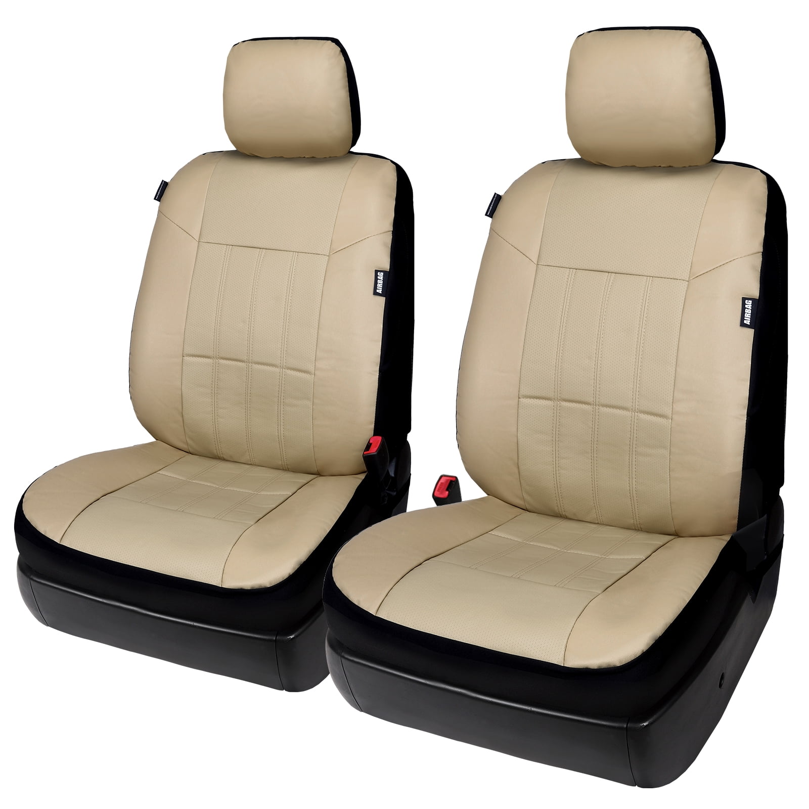 Leader Accessories Universal Truck SUV Car Faux Leather Front Seat ...