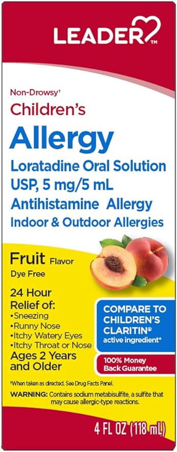 Leader Allergy Medicine Relief 5Mg Oral Liquid Solution Fruit Flavo,R 4 ...