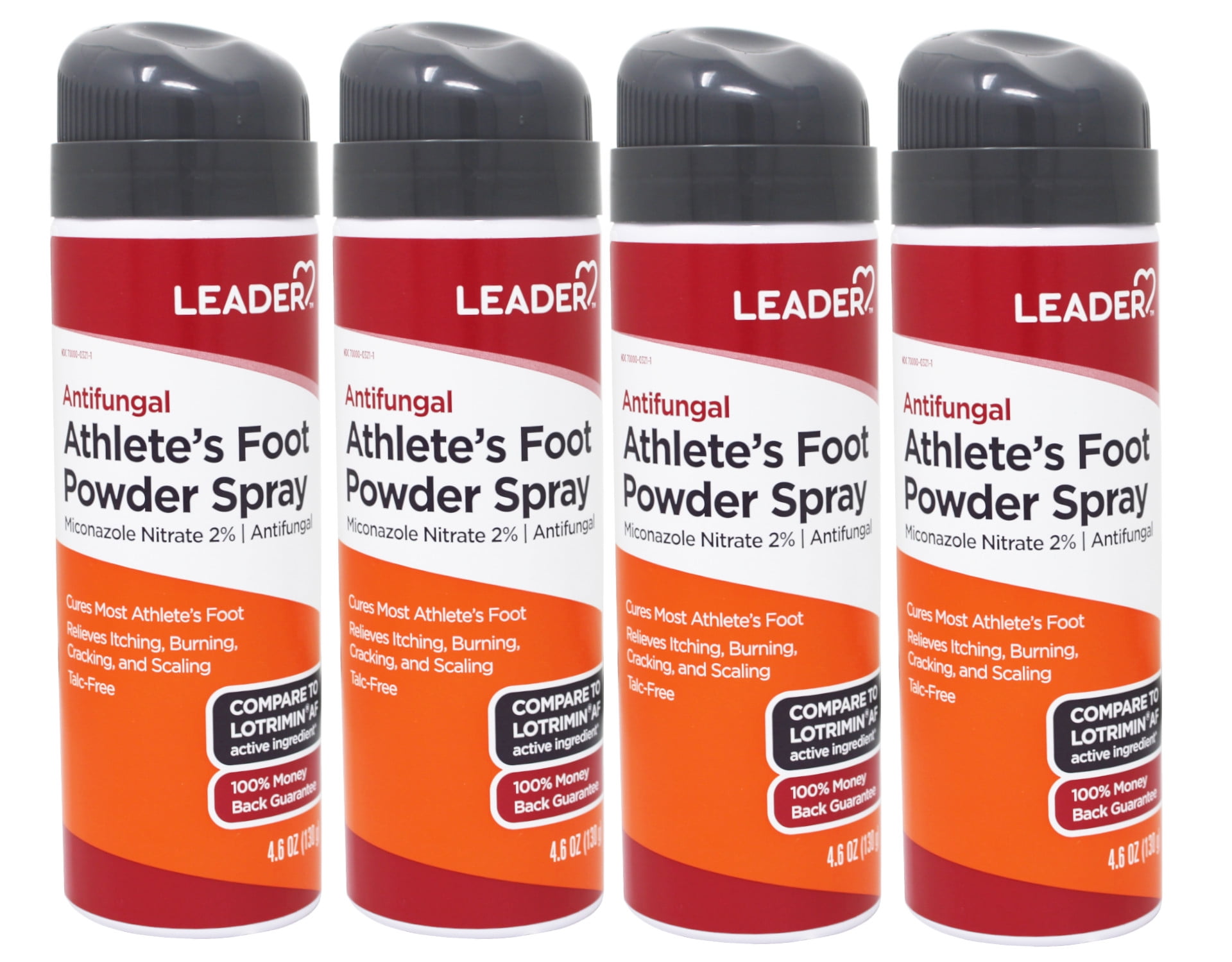 Leader Antifungal Athlete's Foot Powder Spray with Micanzole Nitrate 2% ...