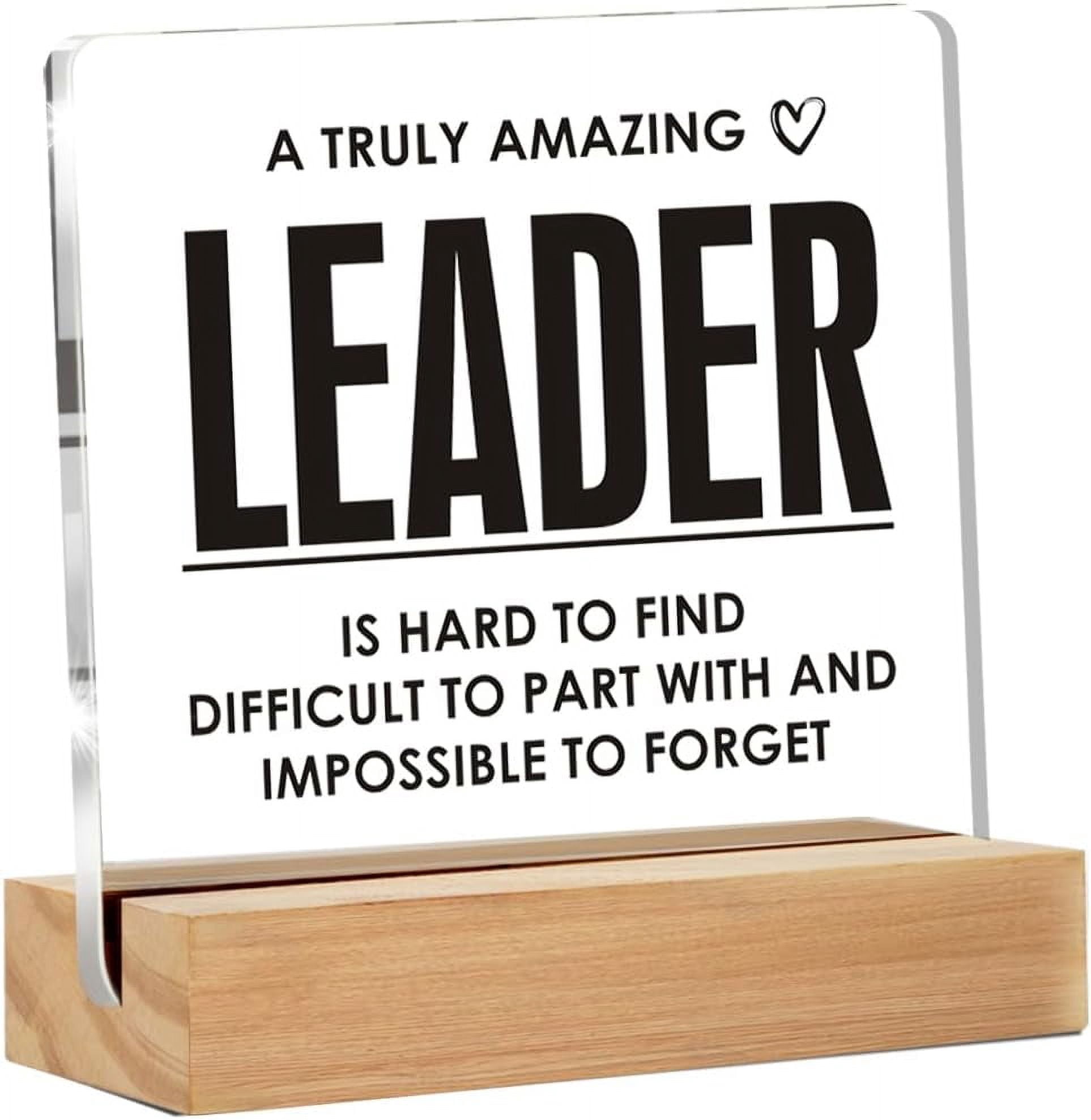 Leader Appreciation Gifts Thank You Gifts for Boss Mentor a Truly ...