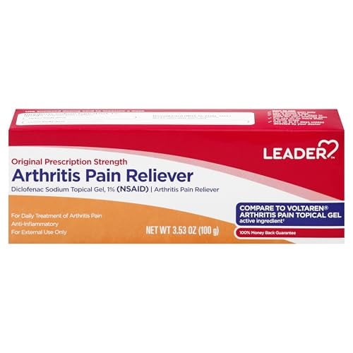 Leader Arthritis Pain Relief Gel, Original Prescription Strength ...