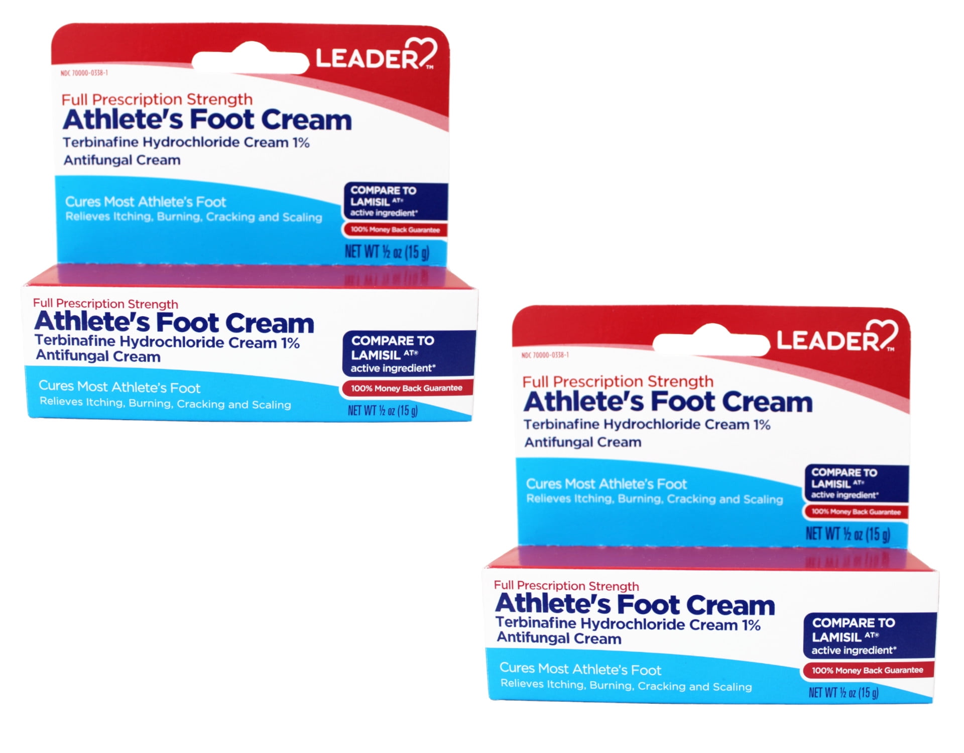 Leader Athlete's Foot Antifungal Cream, 0.5 oz (15 g) - 2 Pack ...