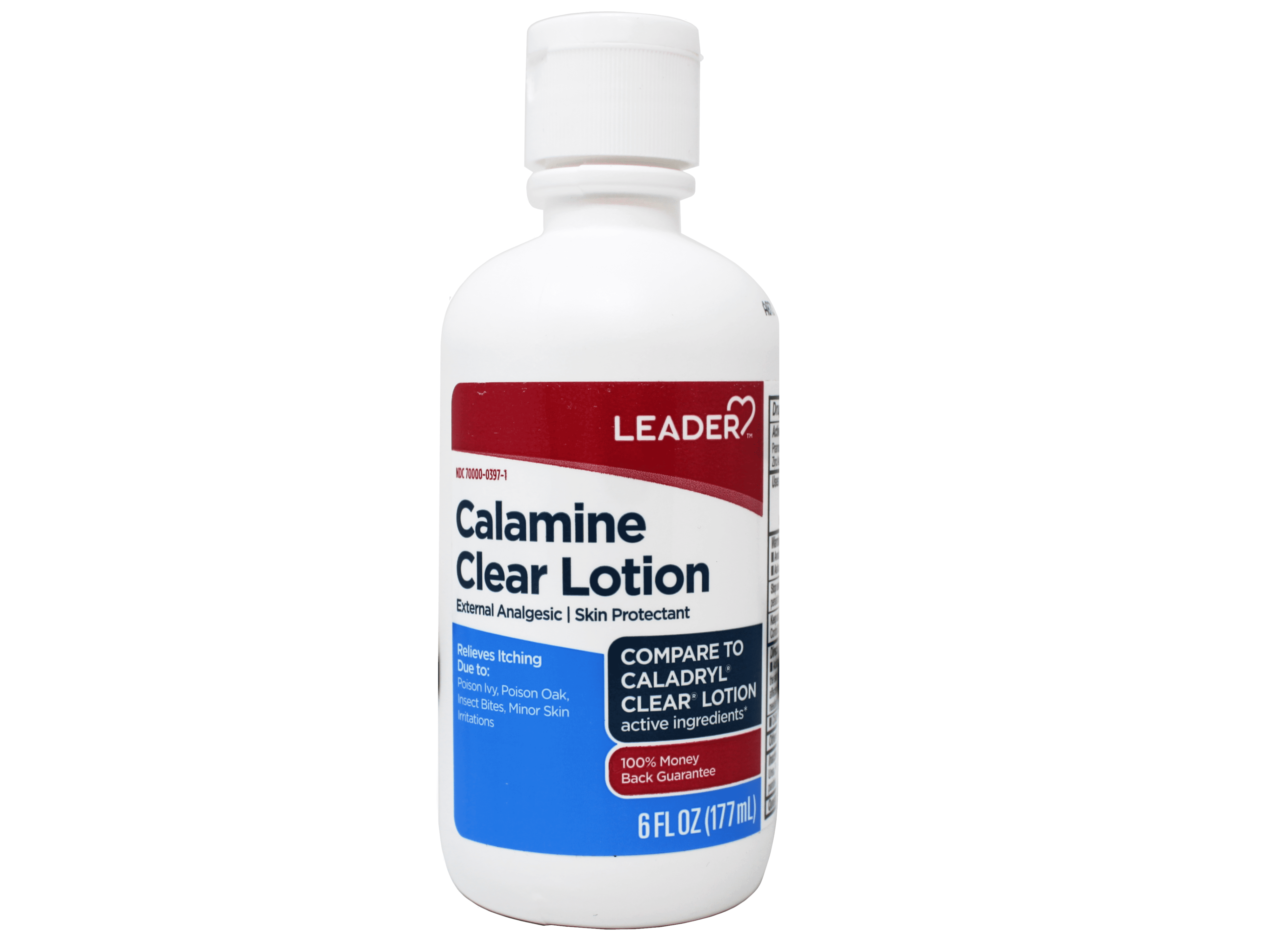 LEADER Calamine Clear Lotion, External Analgesic & Skin Protectant ...