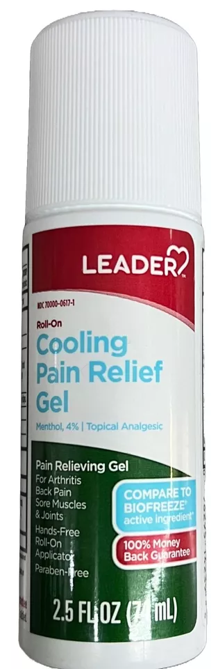 Leader Cooling Pain Relife Gel, 2.5 Oz, 6 Pack - Walmart.com
