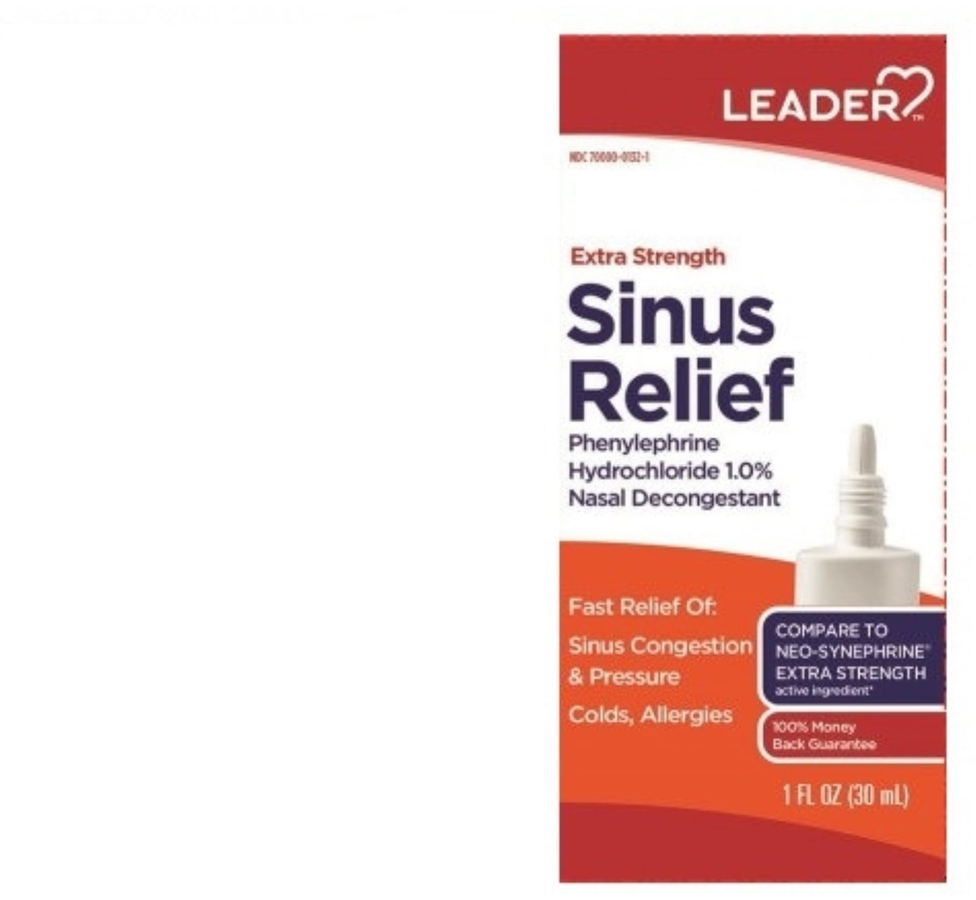 Leader Extra Strength Sinus Relief, 1 oz HSA/FSA Eligible - Walmart.com