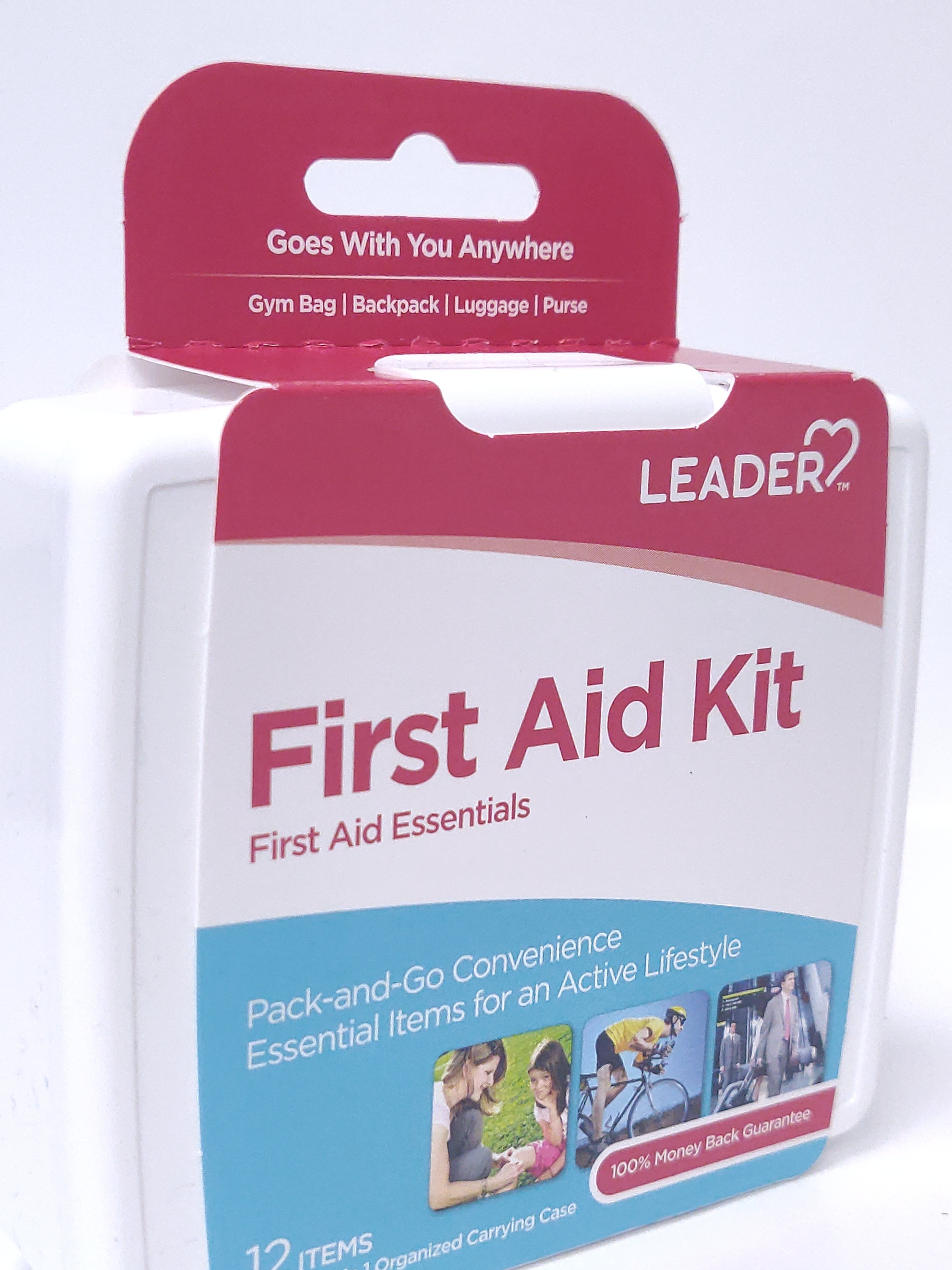 Leader First Aid Kit, 12pieces, 1ct 096295125559A079 - Walmart.com