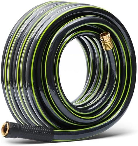 Leader Garden Hose 3/4 in. x 50 ft. -No Kink, Flexible, Leakproof, Male ...