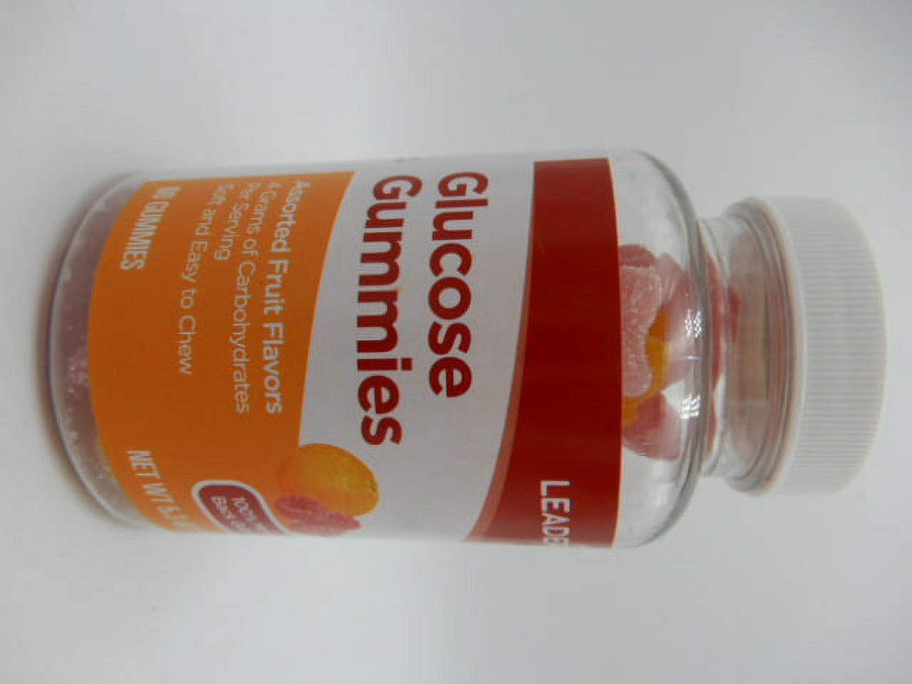 Glucose Gummies, Assorted Fruit Flavor, 60 Gummies - Walmart.com