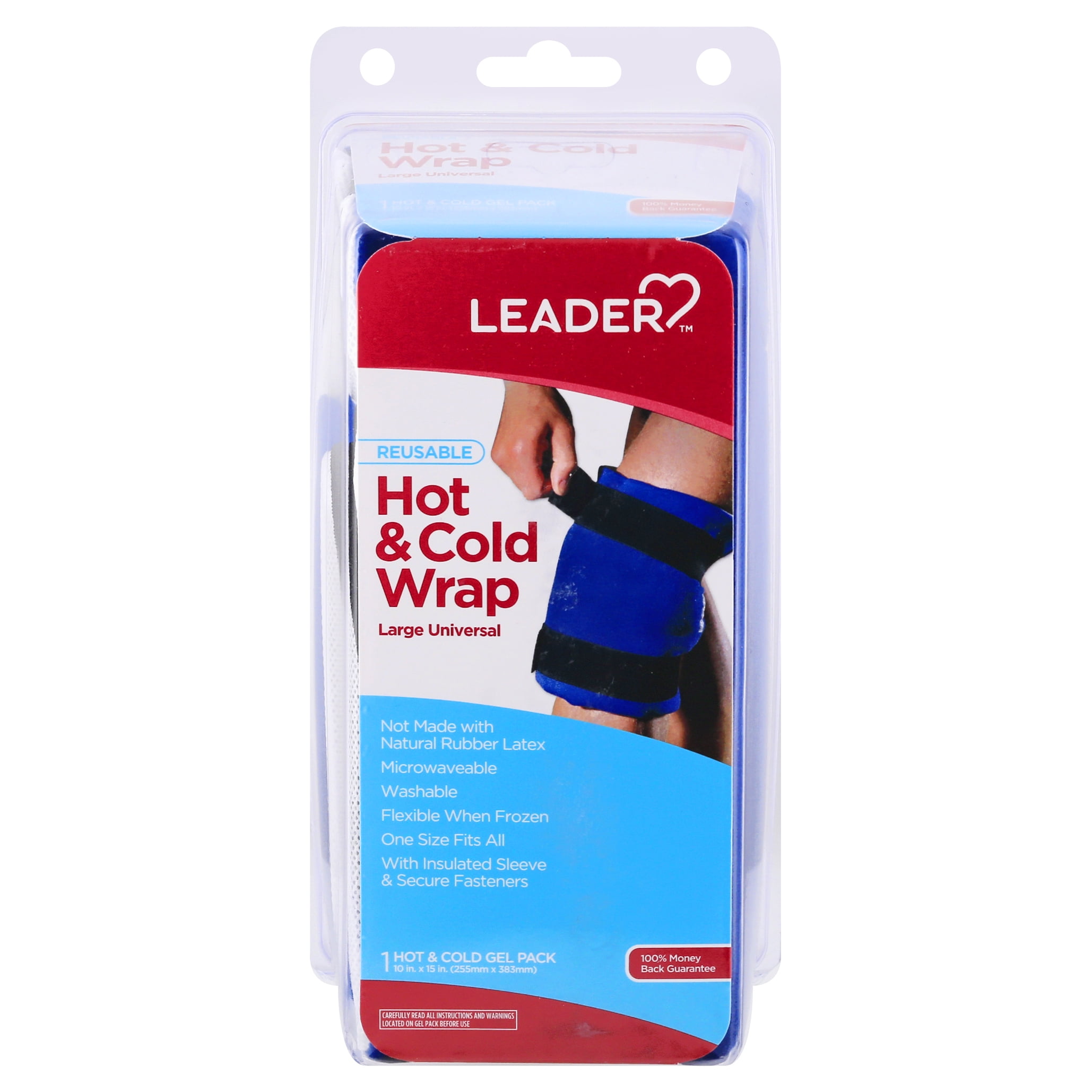 Leader Hot & Cold Universal Wrap, Reusable, Large HSA/FSA Eligible ...