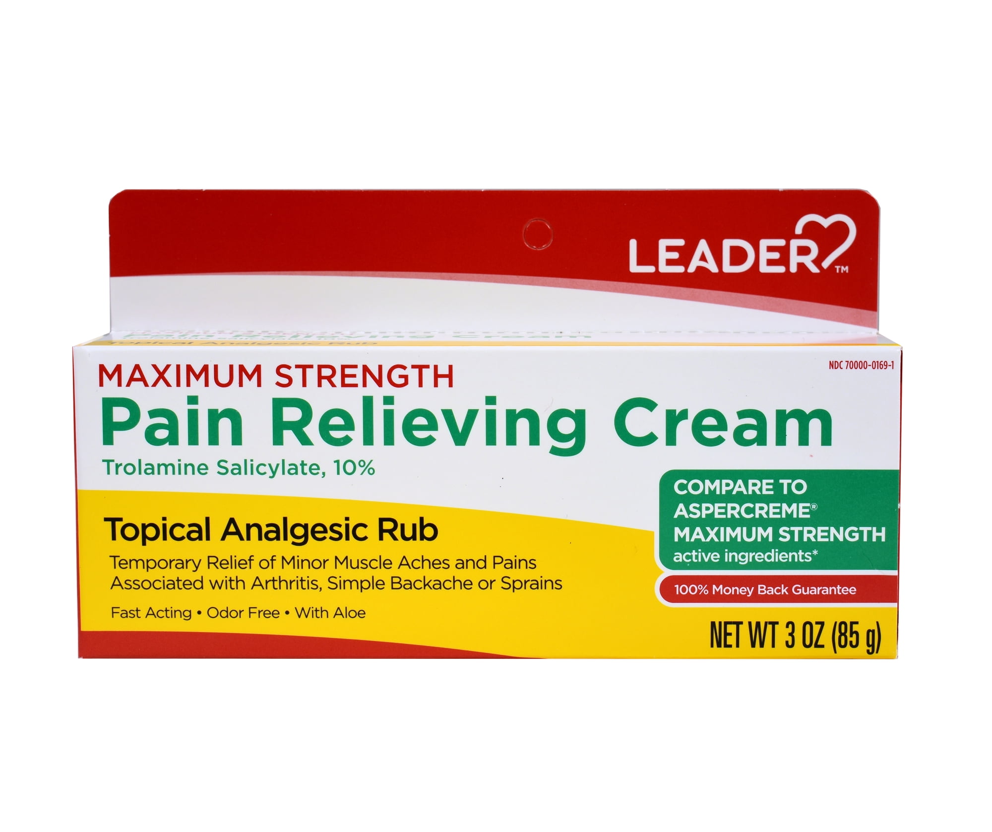 Leader Maximum OTC Strength Arthritis Topical, Muscle Pain Relieving ...