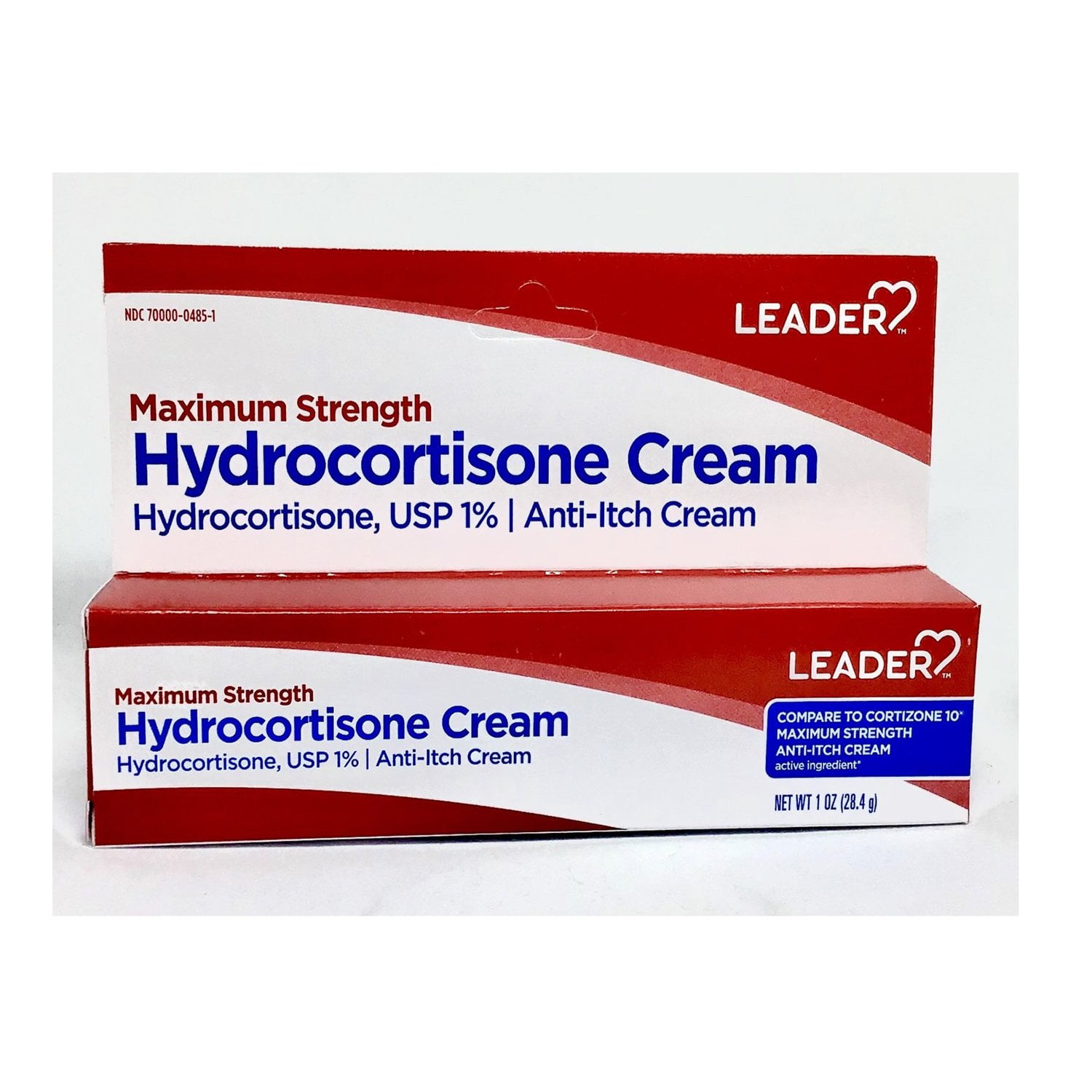 Leader Maximum Strength Hydrocortisone 1% Anti-Itch Cream 1 oz ...