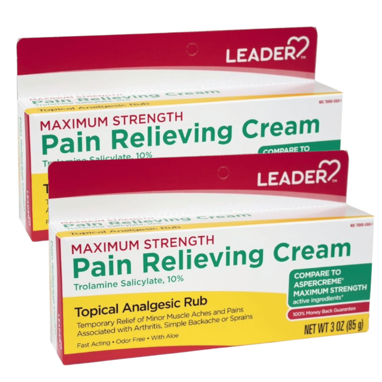 Leader Cream Maximum Strength Muscle, Joint Pain Reliever Analgesic Rub ...