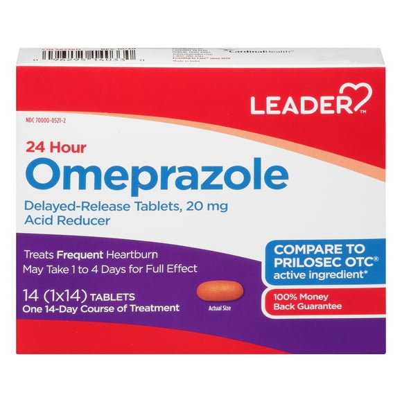 Omeprazole in Antacids and Heartburn Relief - Walmart.com