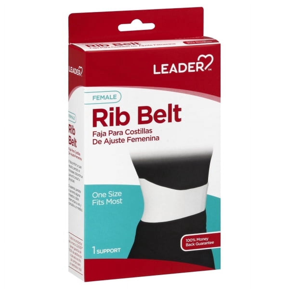 Leader Rib Belt Support Women's One Size HSA/FSA Eligible - Walmart.com