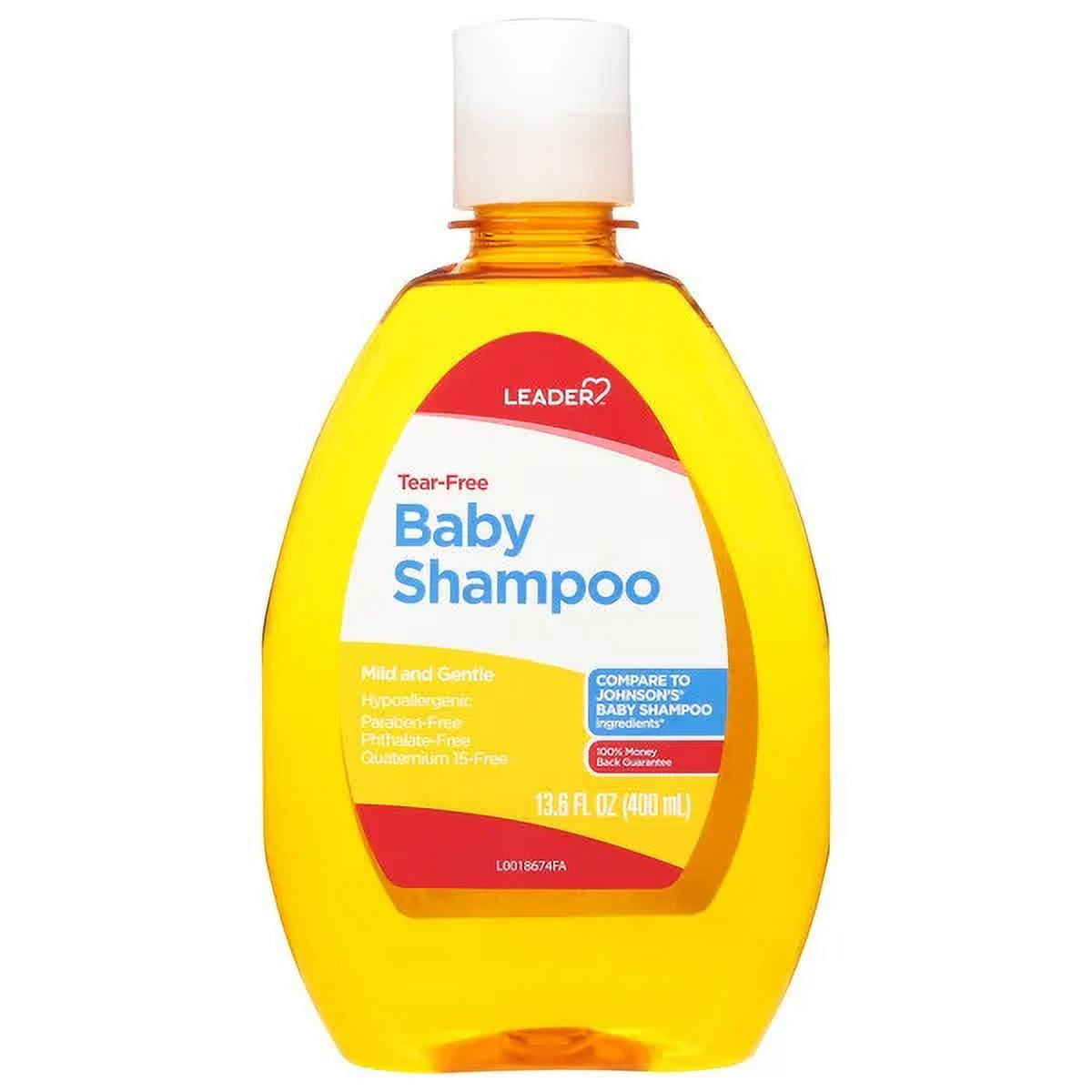 Leader Tear-Free Mild And Gentle Baby Shampoo, 13.6 Oz, 2 Pack ...