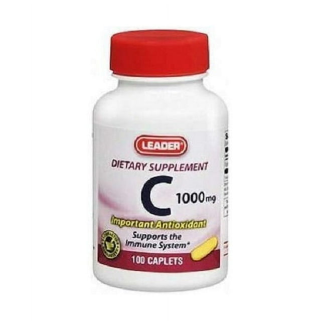 Leader Vitamin C 500mg Tablets, 100ct - Walmart.com